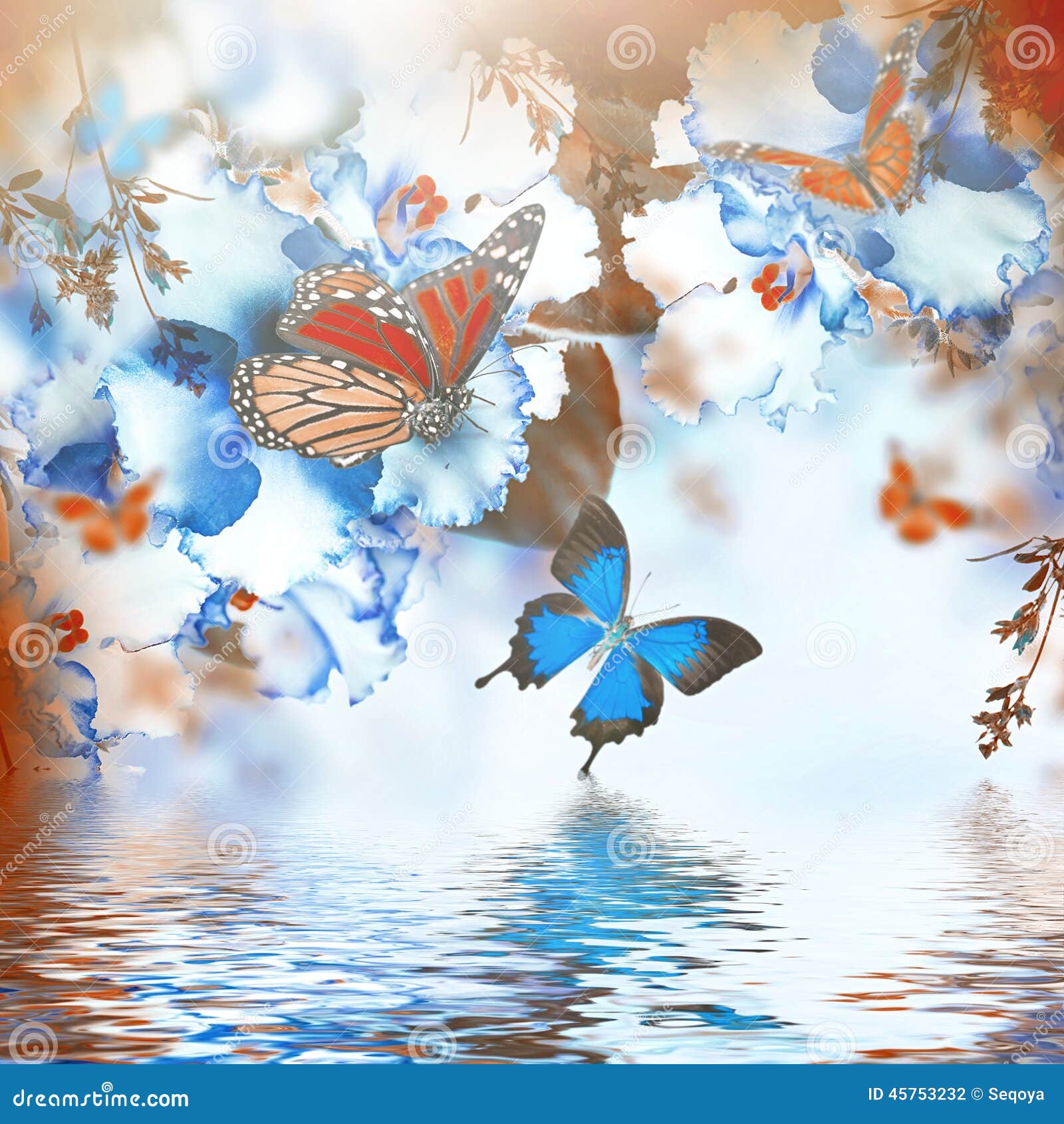 Amazing Bouquet of Spring Violets Stock Photo - Image of botanical ...