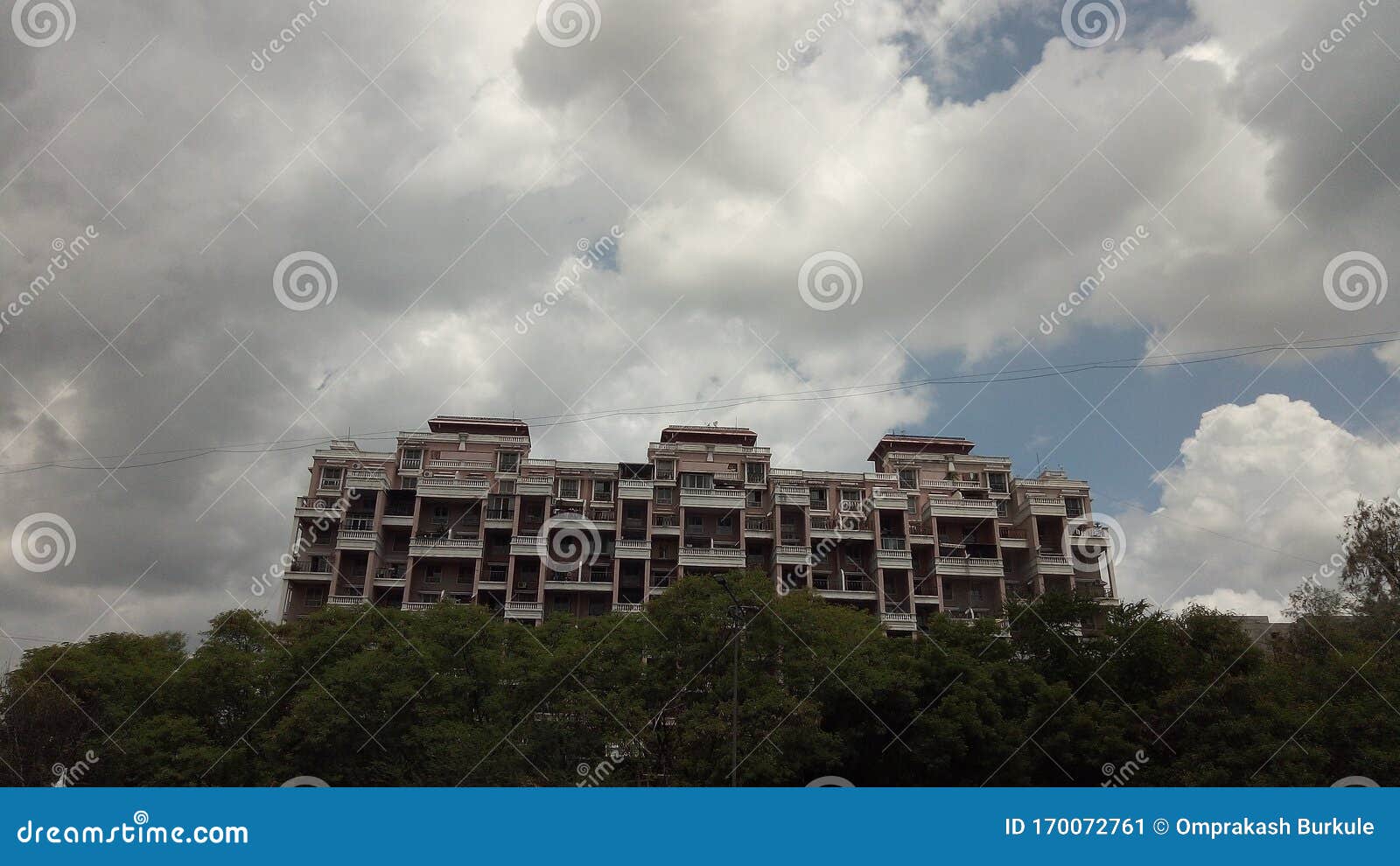 Amazing Building in in Nature Big Building Stock Image - Image of trees ...