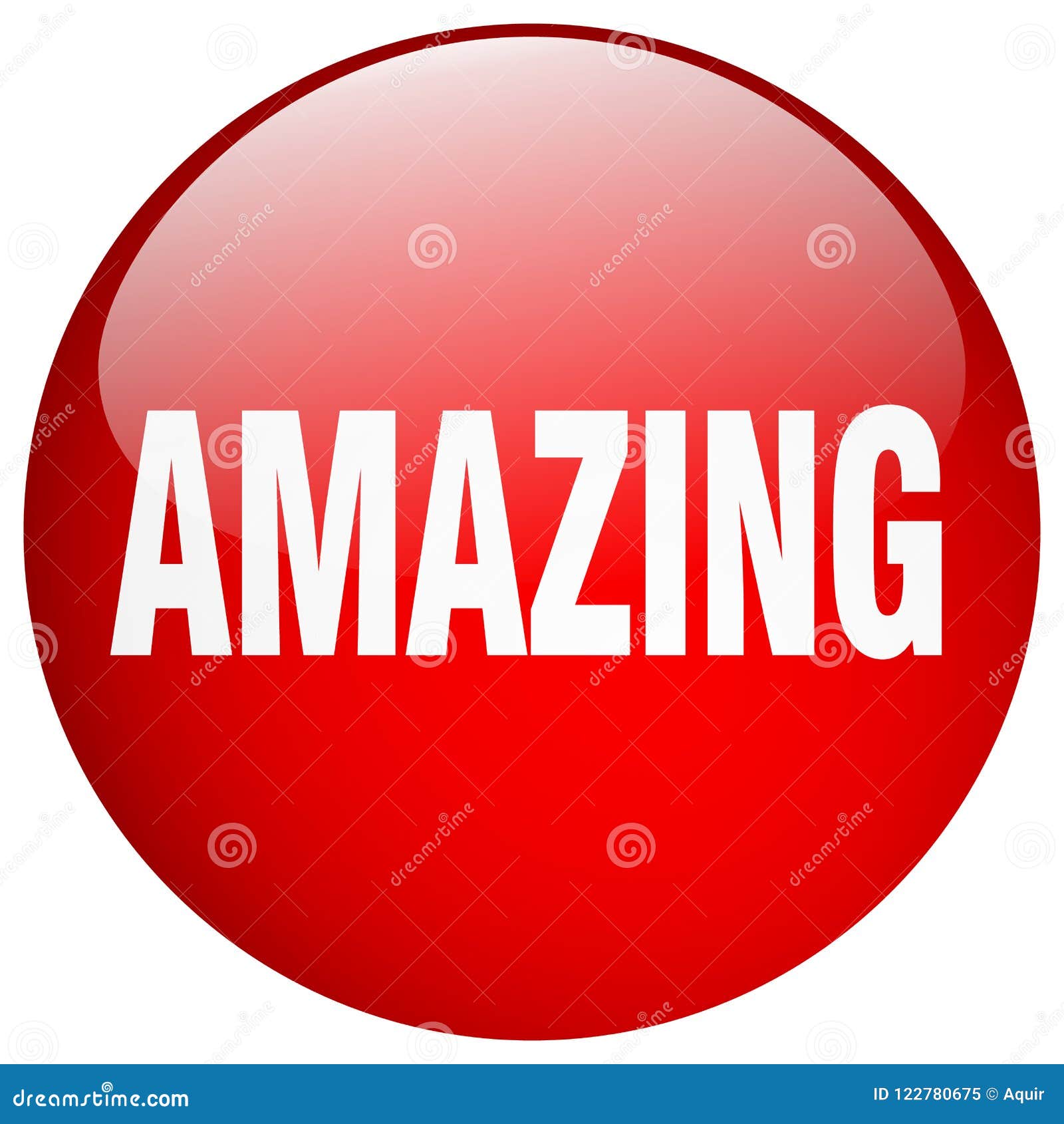 Amazing button stock vector. Illustration of white, vector - 122780675