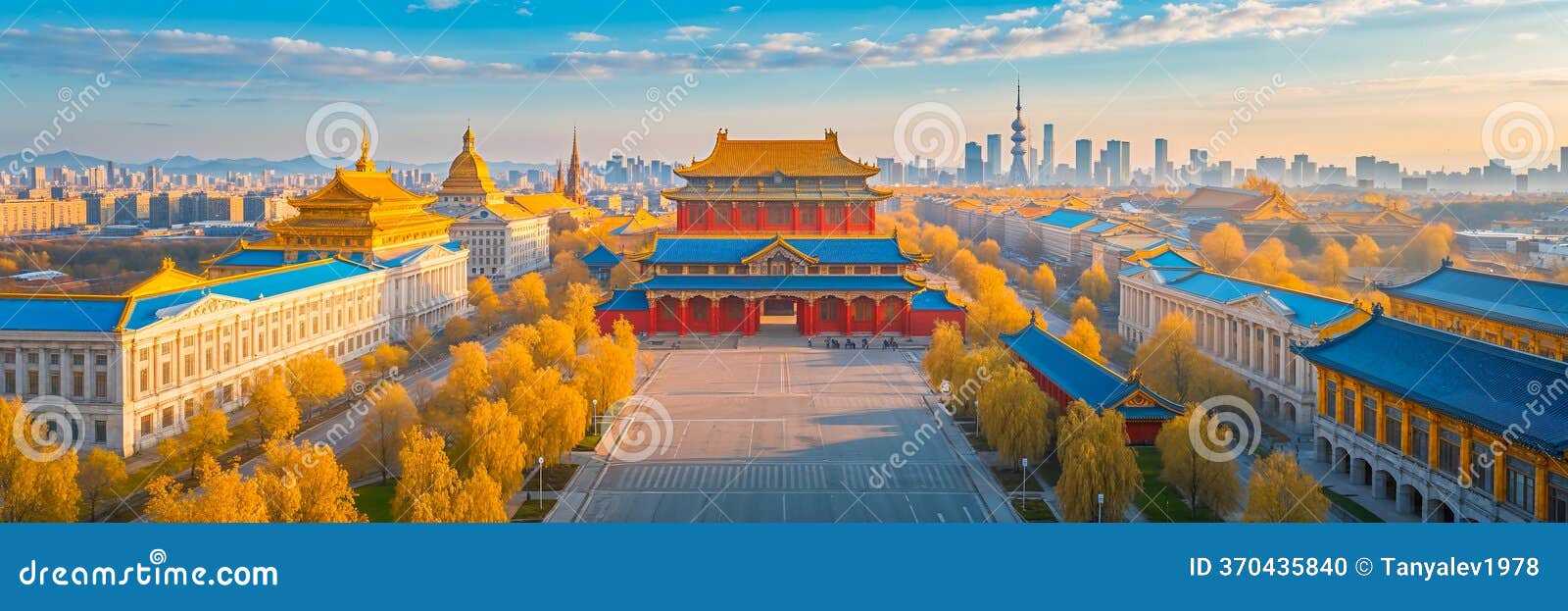 Harbin China City Map In Retro Style In Golden Color. Outline Map ...