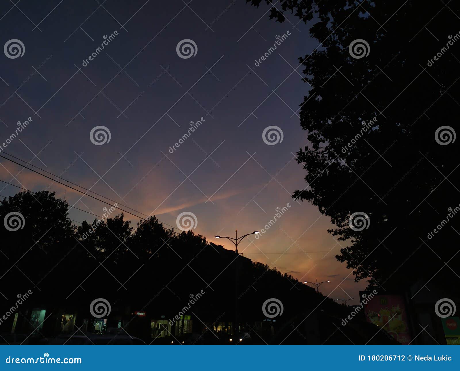 Amazing Cloud Patterns in Sunset Editorial Photography - Image of ...
