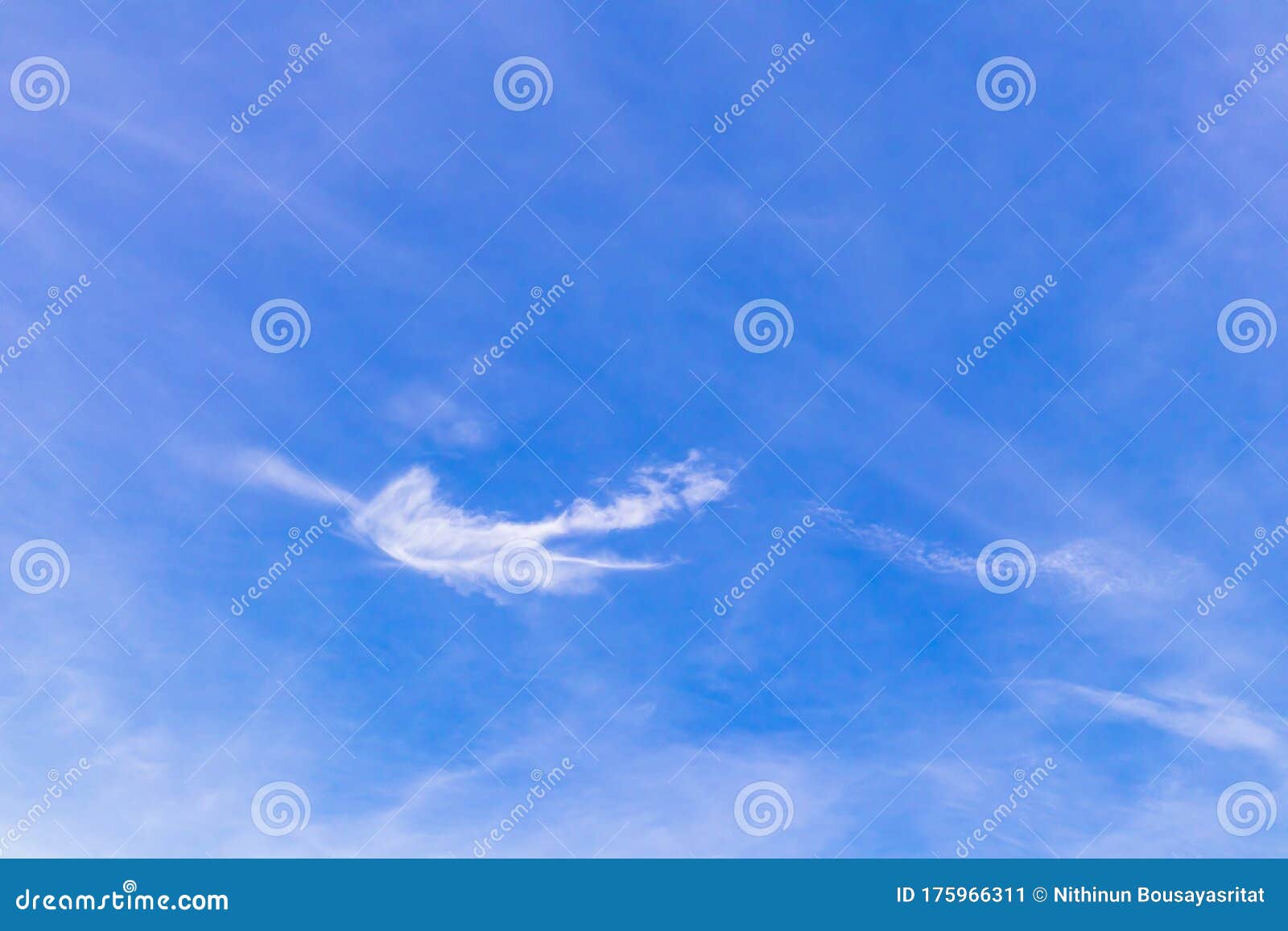 Amazing Cloud Shape Like a Bird Stock Image - Image of blue, skyspace ...