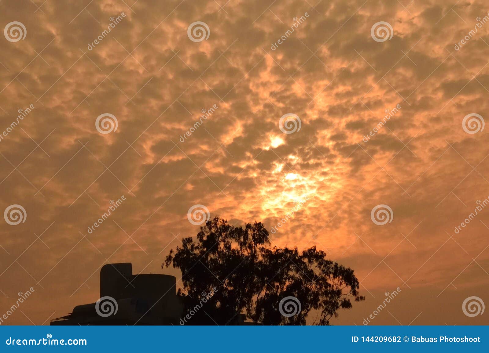 Amazing and Colourful Patterns in the Sky during Sunrise Stock Photo ...