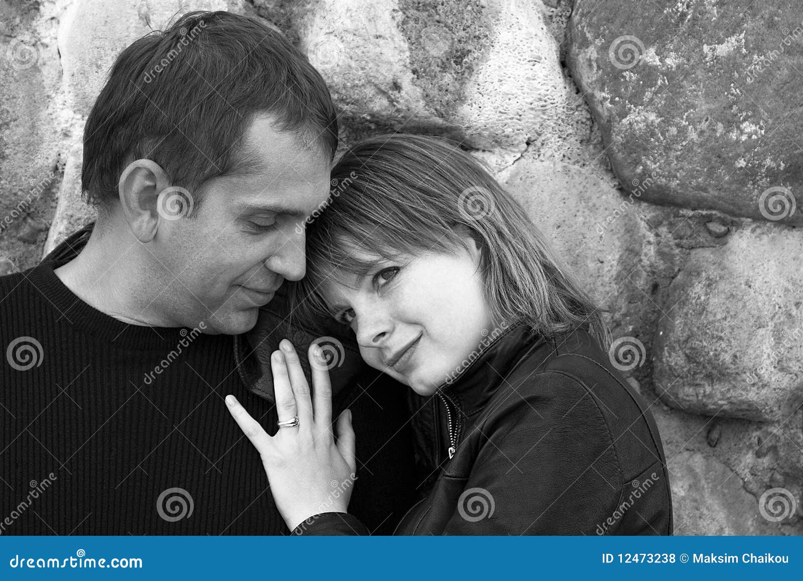 Amazing couple portrait stock photo. Image of face, white - 12473238