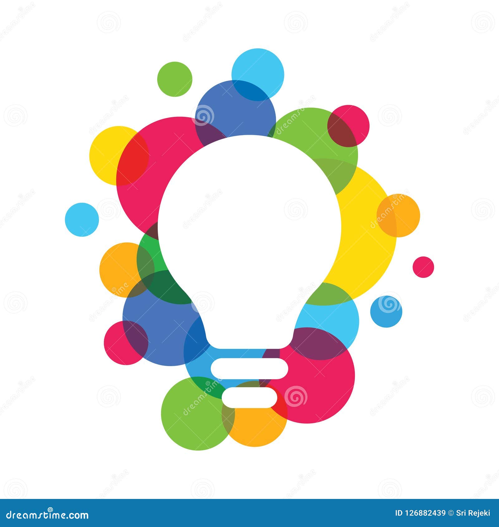 Light Bulb Ideas Concept Vector Eps 10 in White Background Stock Vector ...