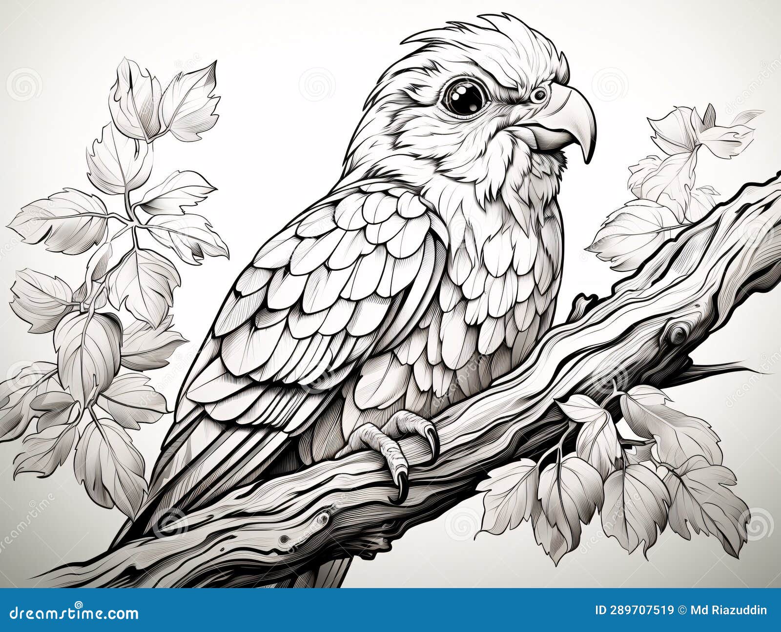 Amazing Eagle Outline Art stock illustration. Illustration of bird ...