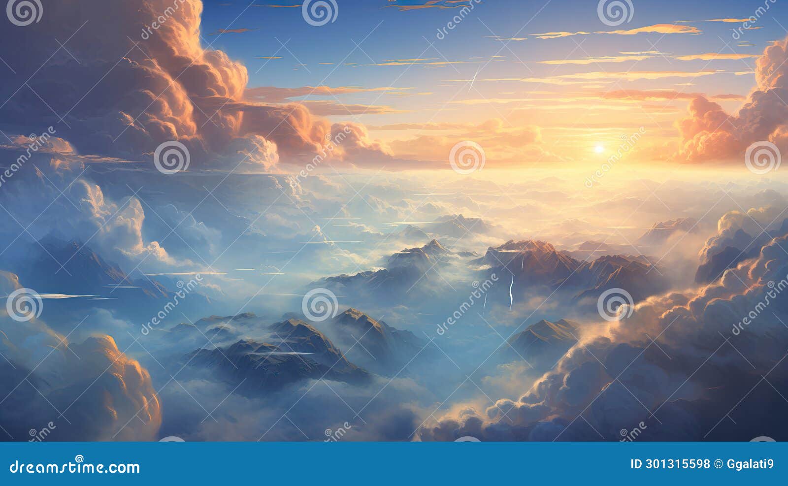 Epic Clouds Kissing In A Spectacular Cinematic Scene. Perfect For ...