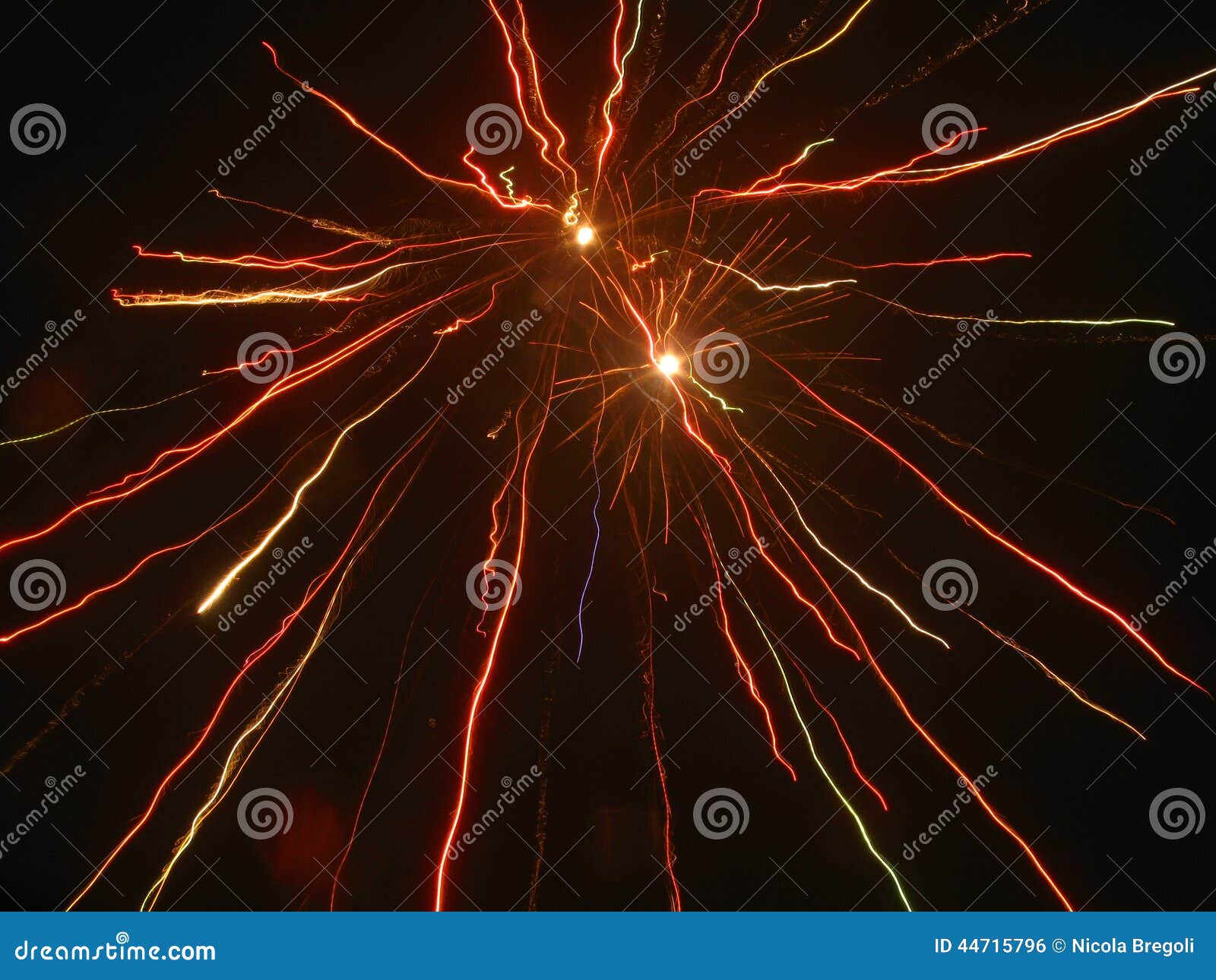Amazing fireworks stock photo. Image of sparkler, amazing - 44715796
