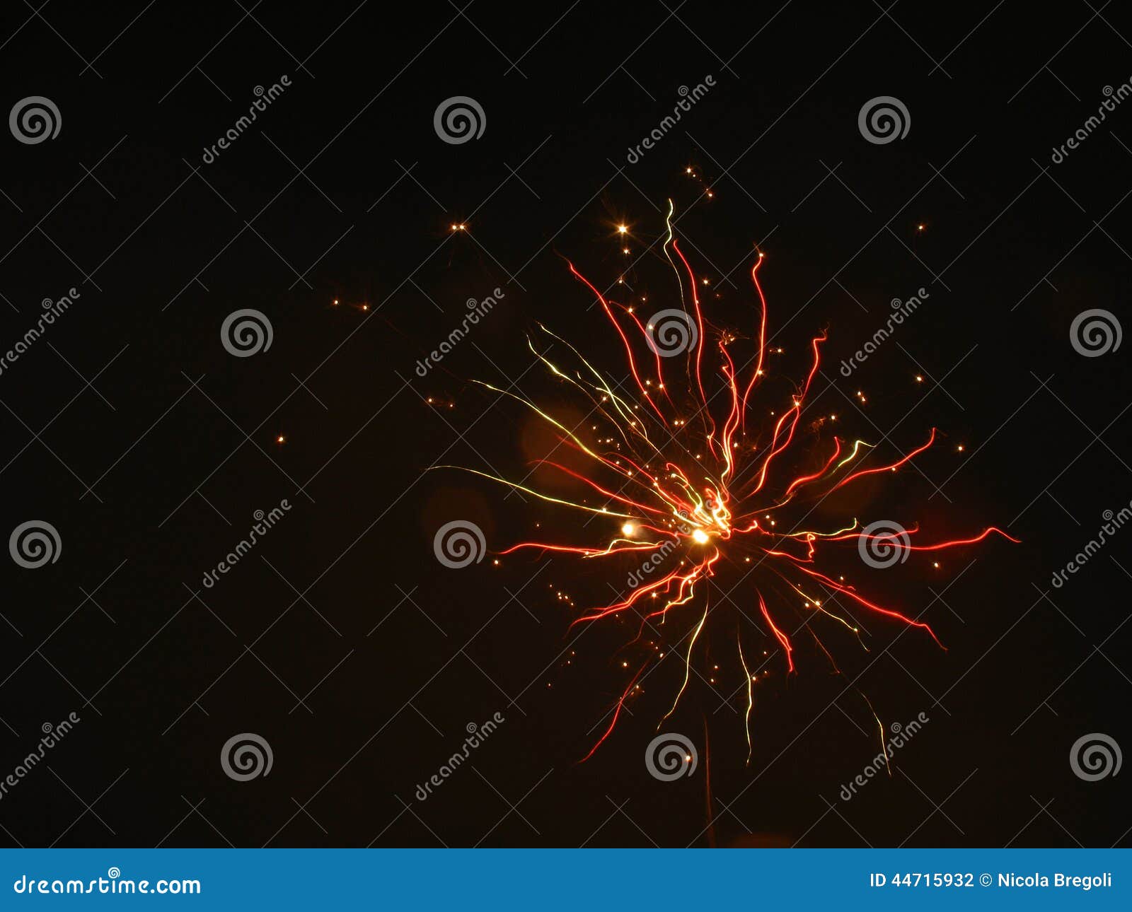 Amazing fireworks stock photo. Image of brightlight, dark - 44715932
