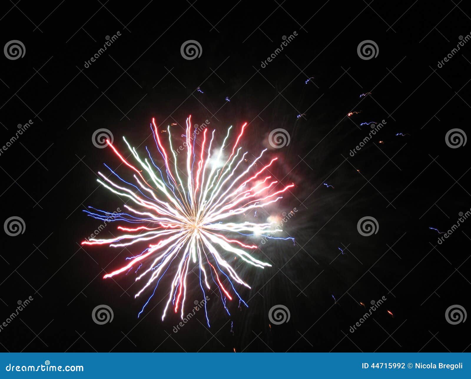 Amazing fireworks stock photo. Image of amazing, dark - 44715992