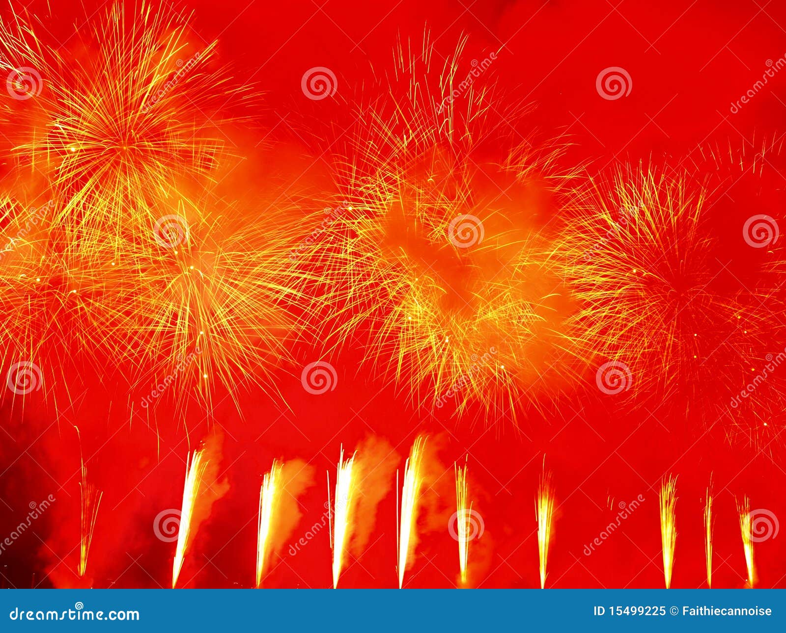 Amazing Fireworks Explosion Stock Image - Image of dark, colors: 15499225