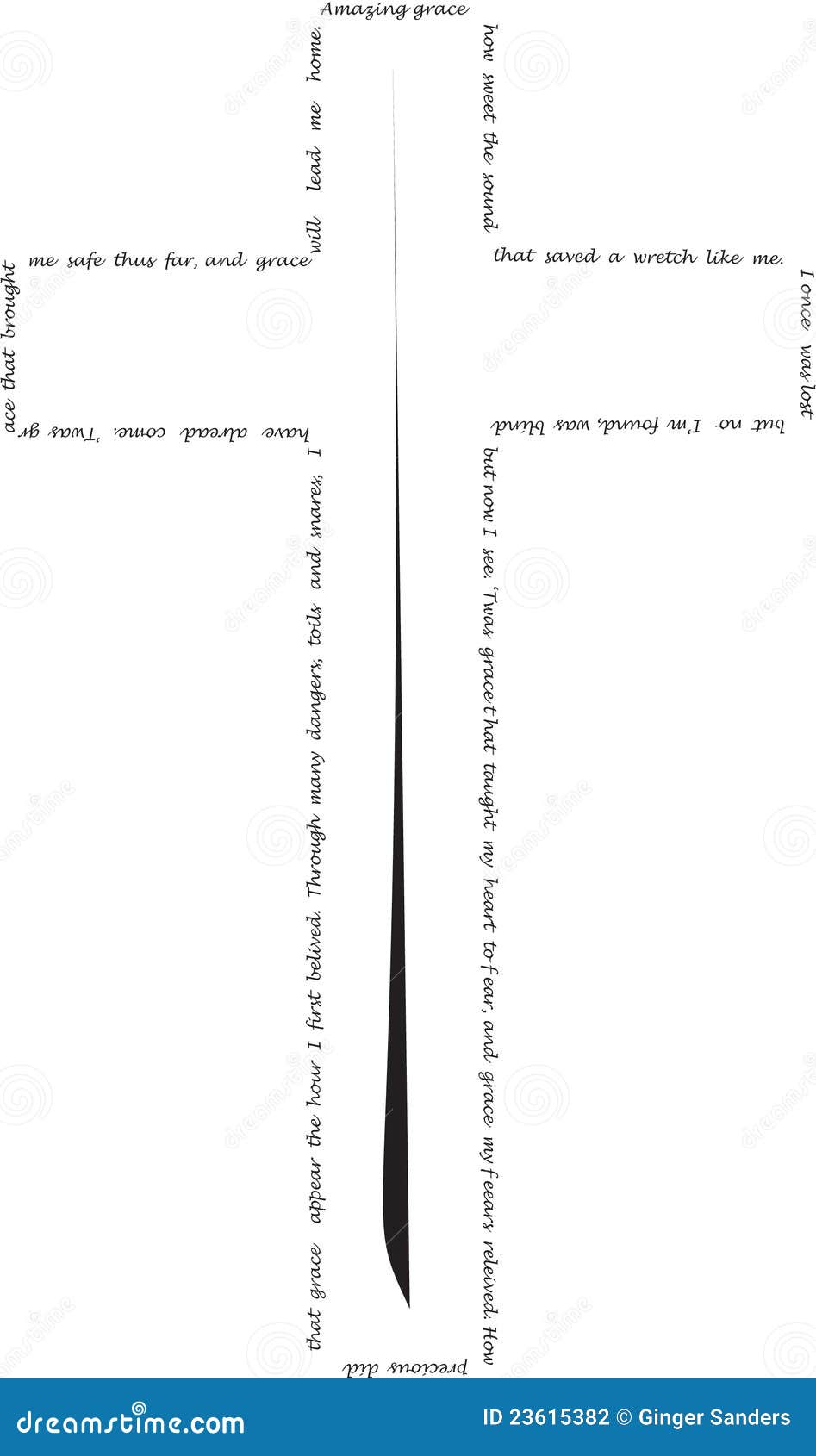 Amazing Grace. Lettering. Calligraphy Vector. Ink Illustration Royalty ...