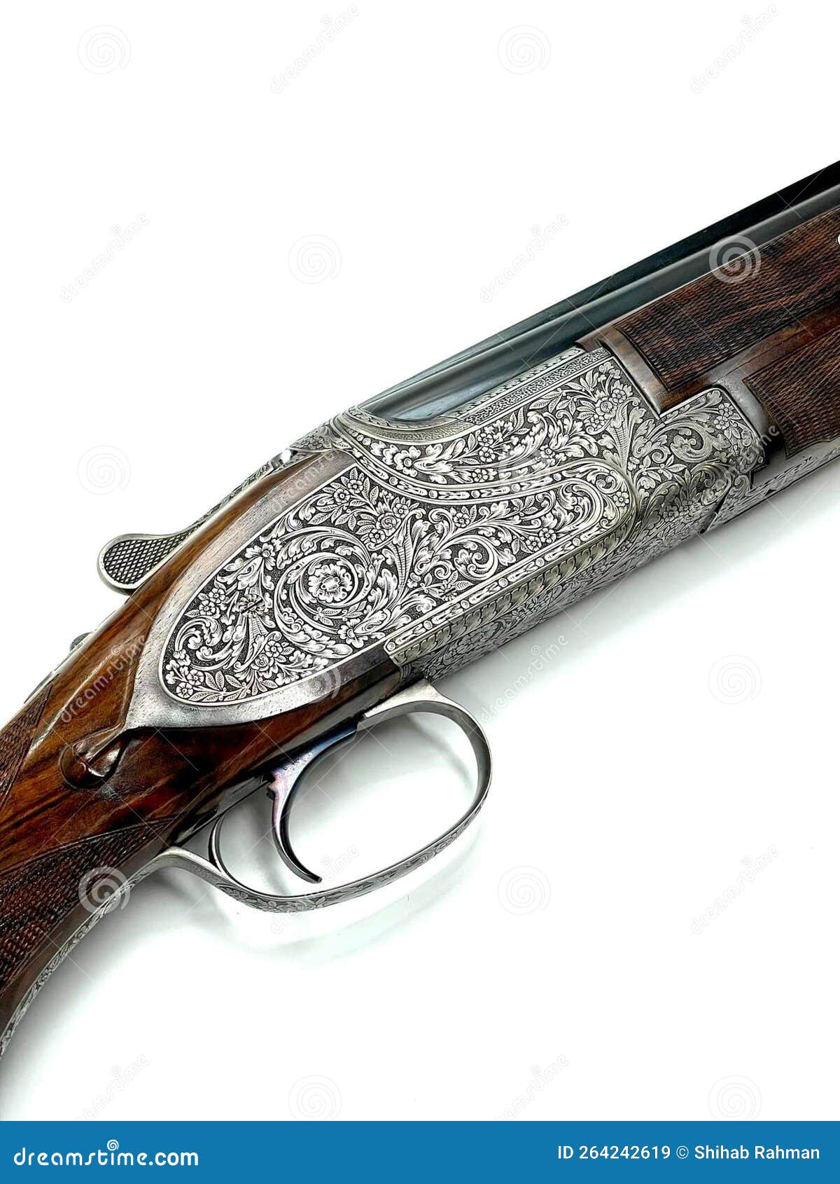 Amazing Gun Design Engraved Fire Arms Stock Image - Image of soldier ...