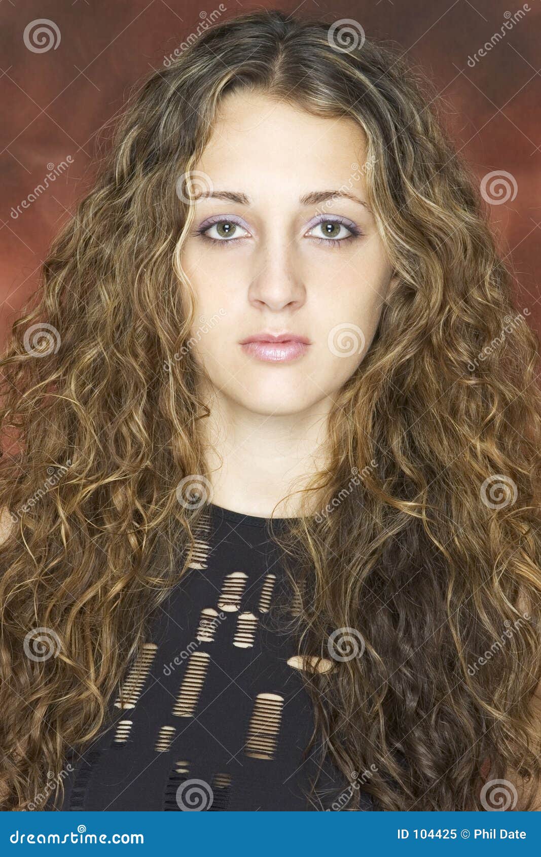 Amazing Hair stock image. Image of model, lips, green, demure - 104425