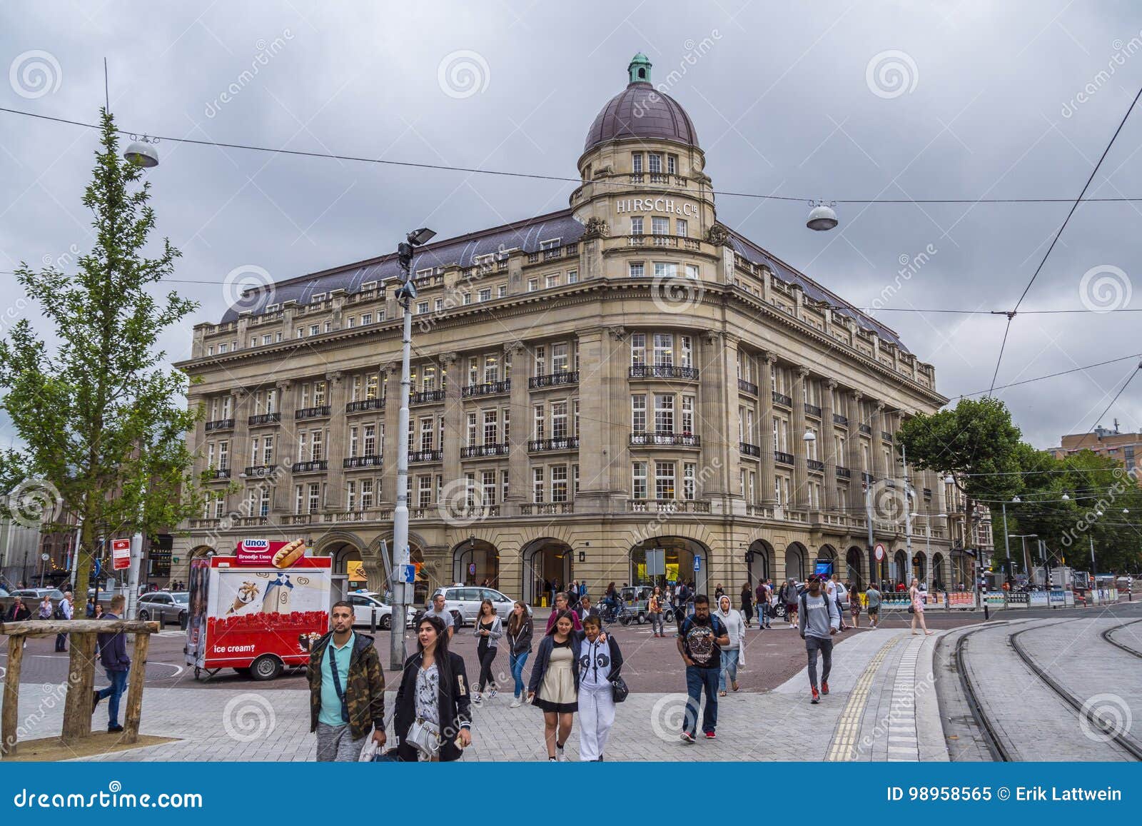 Amazing Hirsch Building in Amsterdam Editorial Image - Image of ...