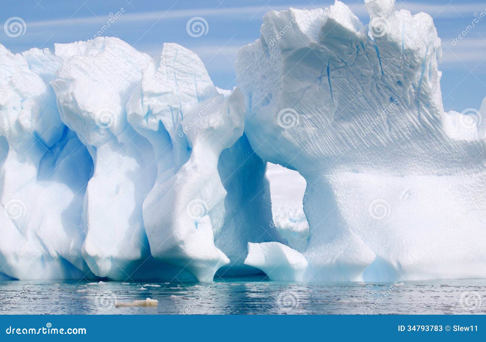 Amazing Icebergs stock image. Image of harbor, arch, antarctica - 34793783