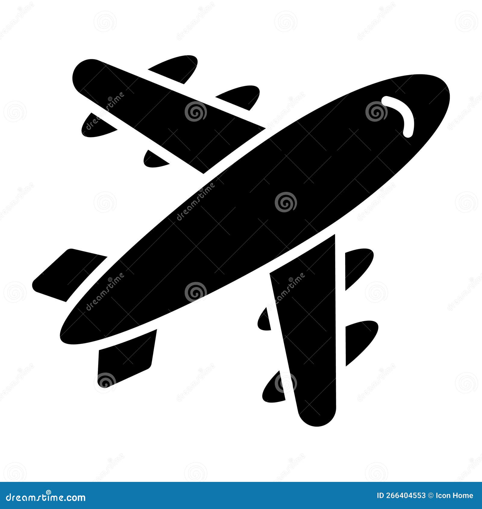 An Amazing Icon of Airplane, Beautiful Vector of Flight Stock Vector ...