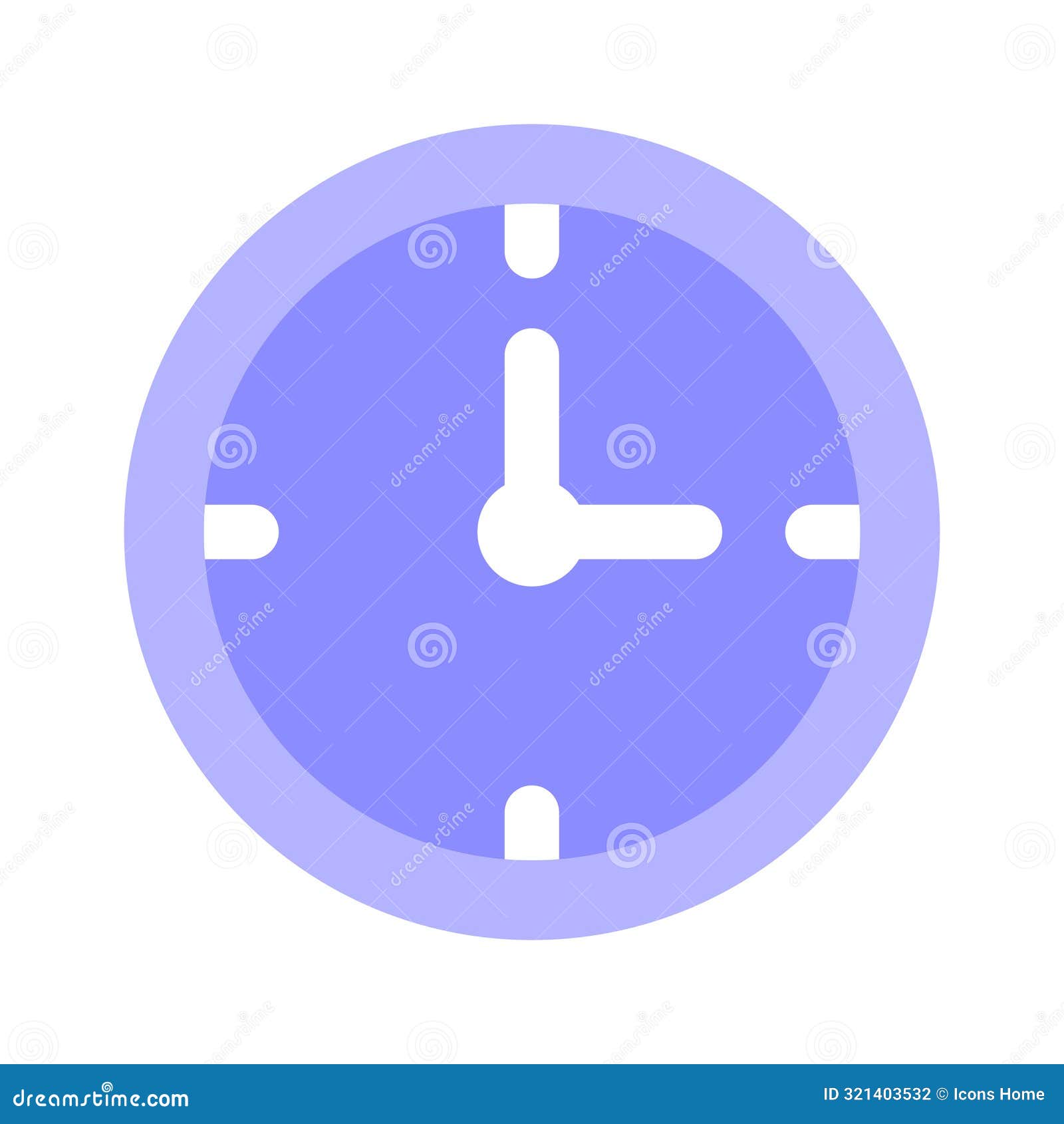 Amazing Icon of Clock in Modern Design Style Stock Illustration ...