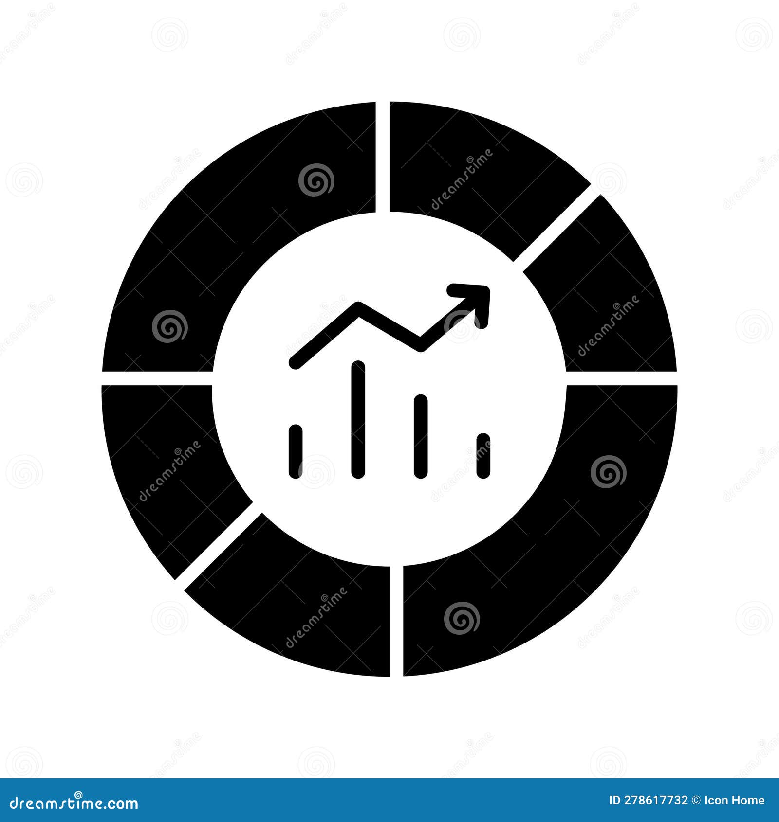 An Amazing Icon of Data Chart in Modern and Trendy Style, Data ...