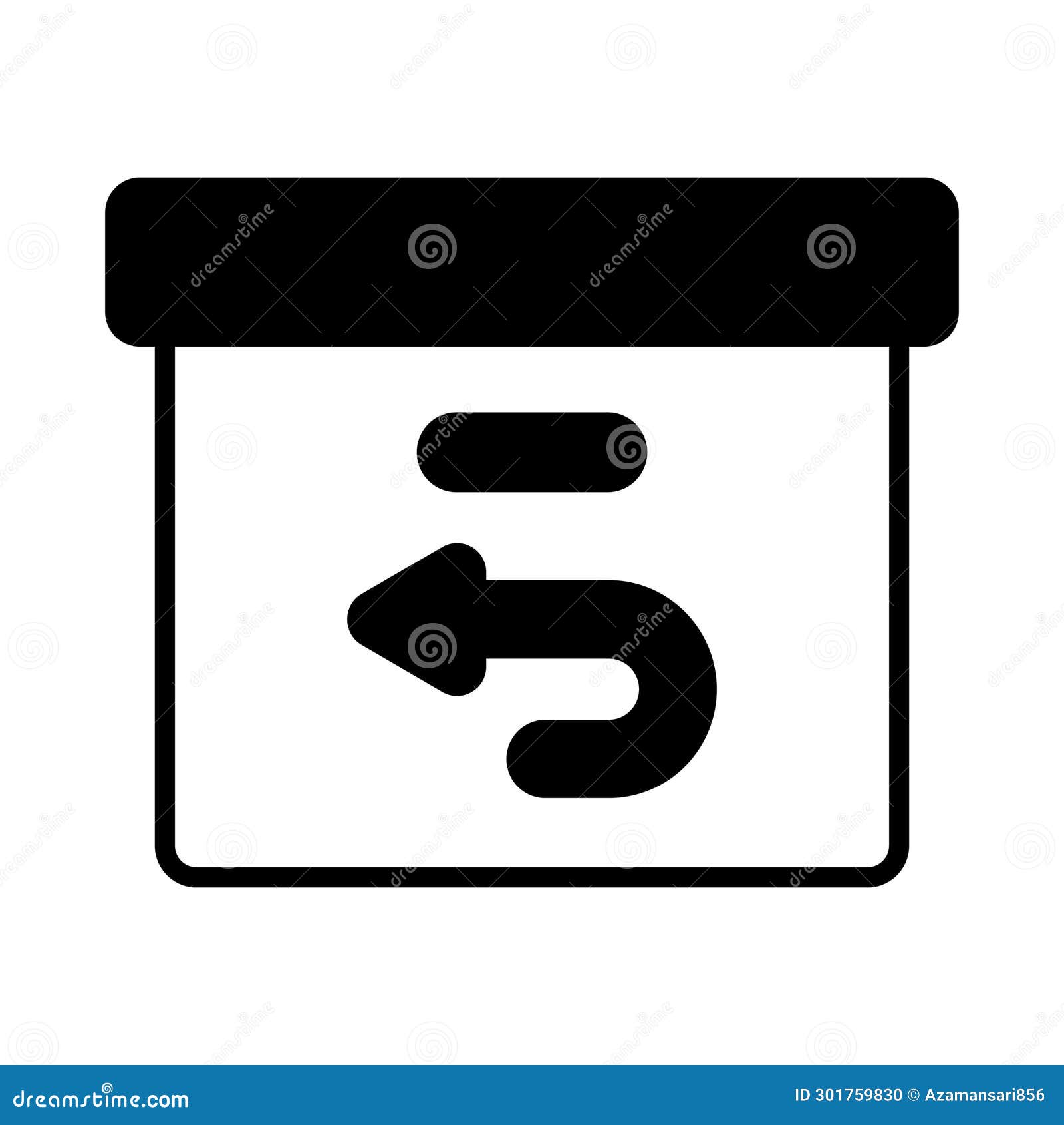 An Amazing Icon of Return Product in Modern Style, Order Return, Parcel ...