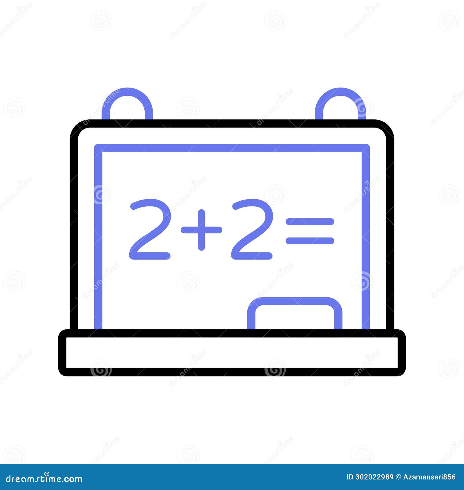 An Amazing Icon of School Board in Modern Style, Mathematics ...