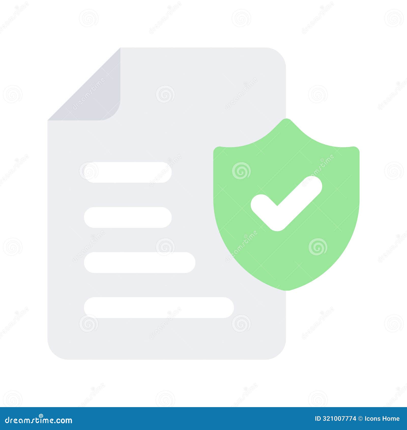Amazing Icon of Secure Document, Ready To Use Vector Stock Vector ...