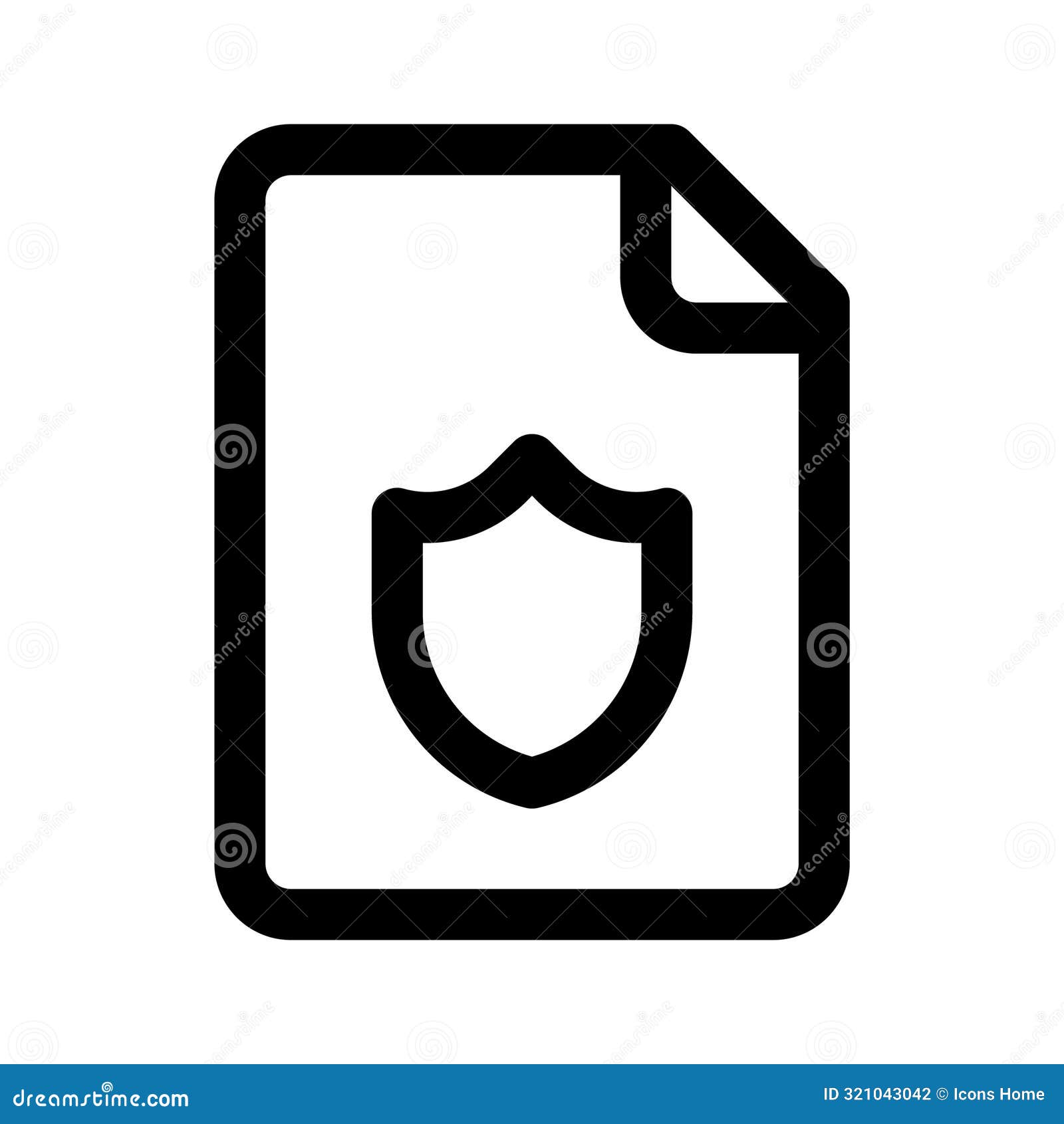 Amazing Icon of Secure Document, Ready To Use Vector Stock Vector ...