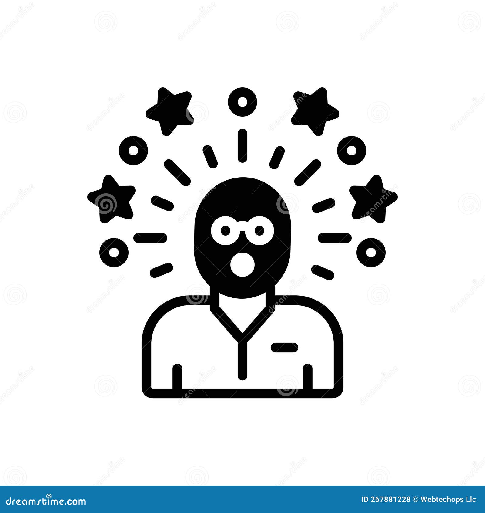 Black Solid Icon for Amazing, Wonderful and Marvellous Stock ...