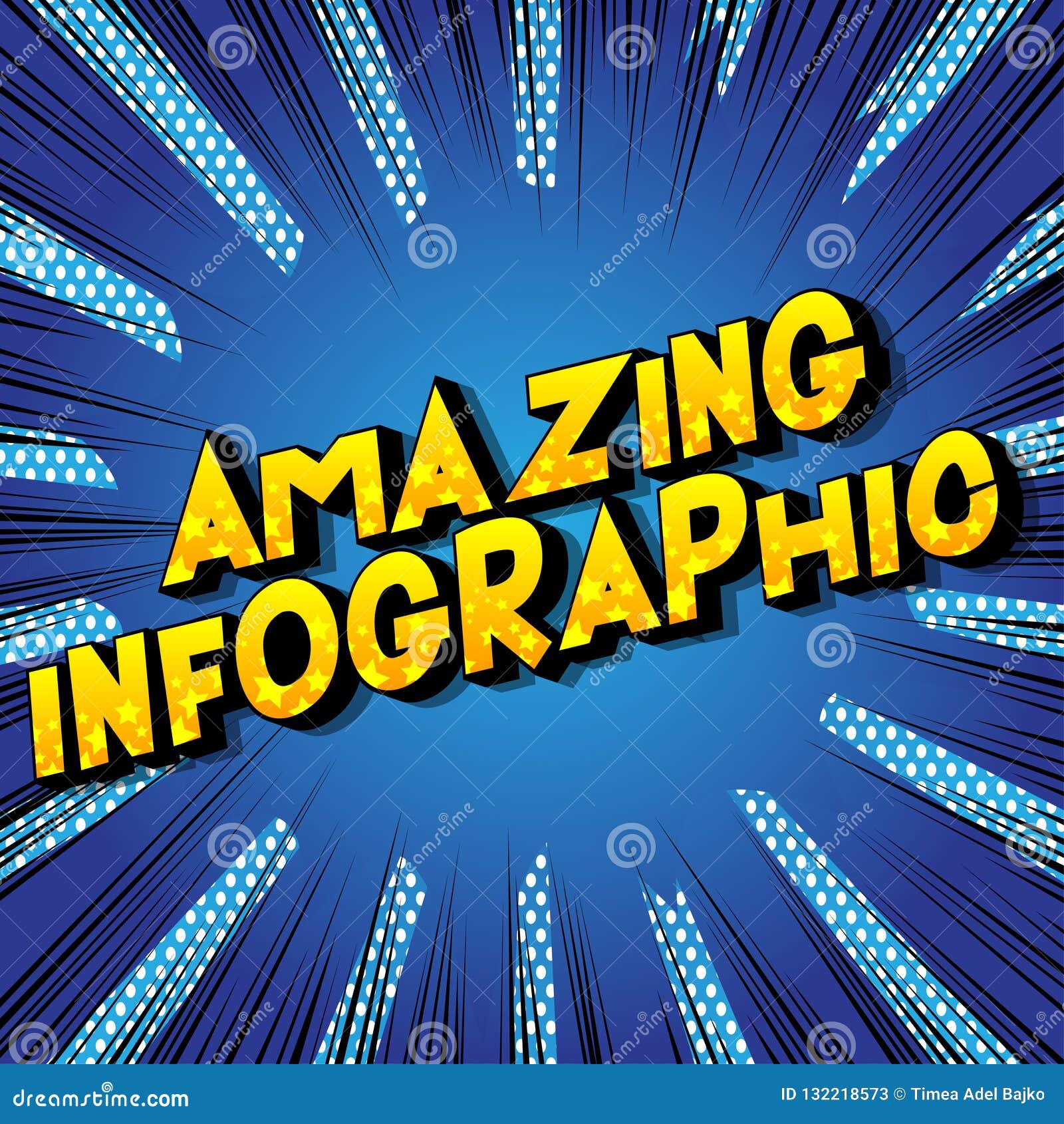 Amazing Infographic - Comic Book Style Phrase Stock Vector ...