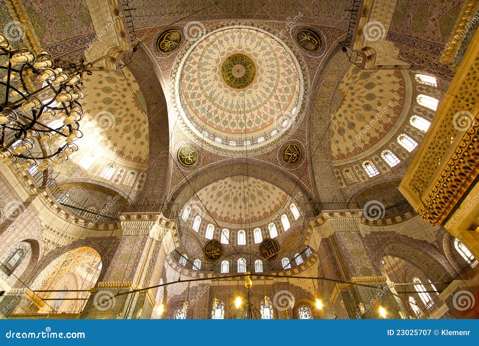 Amazing Interior Arch Detail Inside of Mosque Stock Image - Image of ...