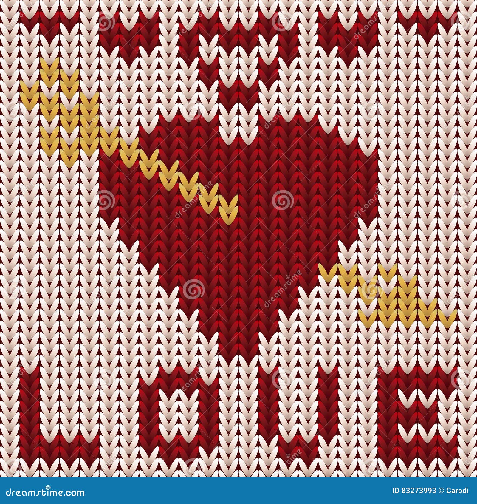 Amazing Knitted Love Heart. Knitting Texture Stock Vector ...