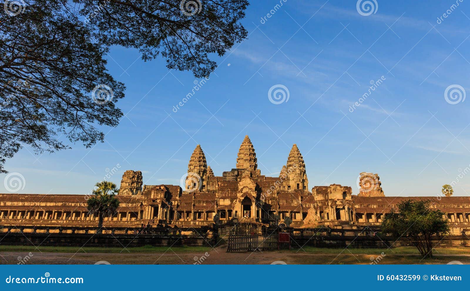 Amazing Landscape of Angkor Wat Temple Stock Image - Image of angkor ...