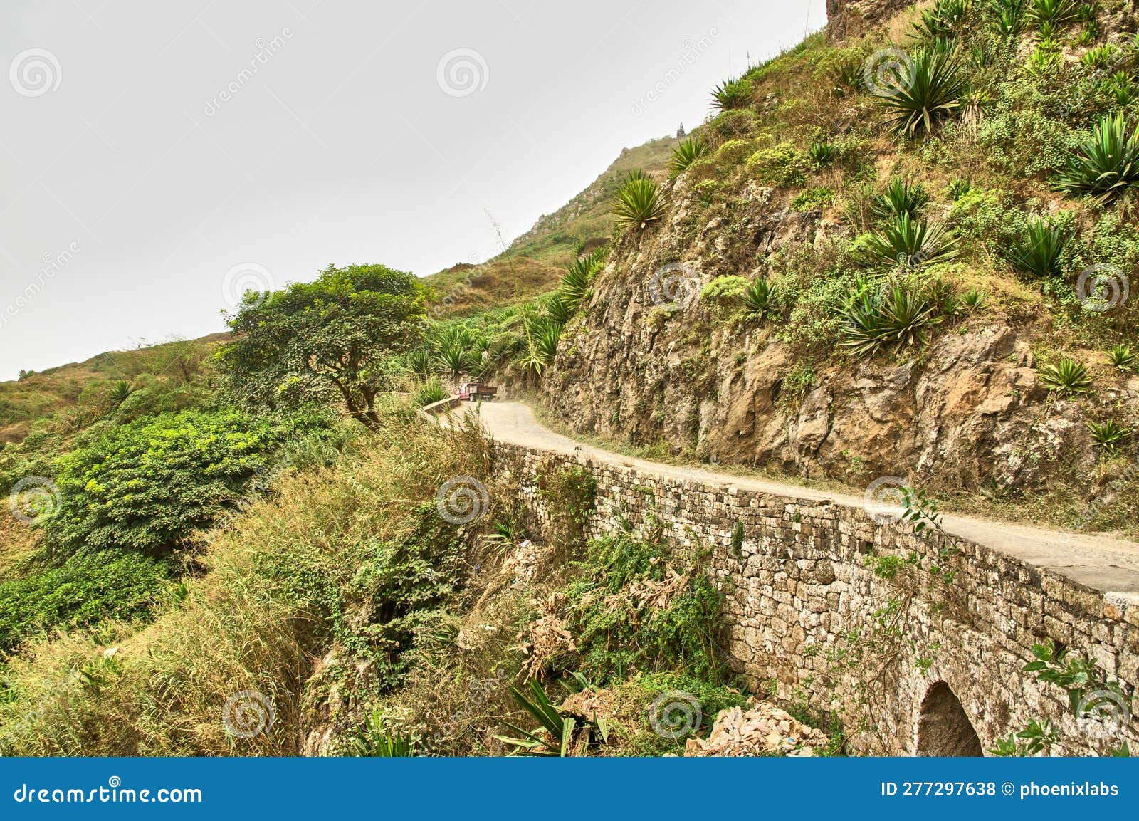 Landscape of Brava Island in the Archipelago of Cabo Verde Stock Photo ...