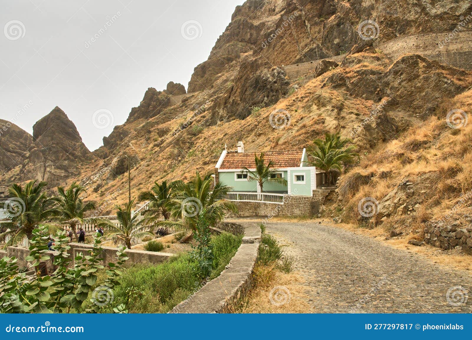Landscape of Brava Island in the Archipelago of Cabo Verde Stock Image ...