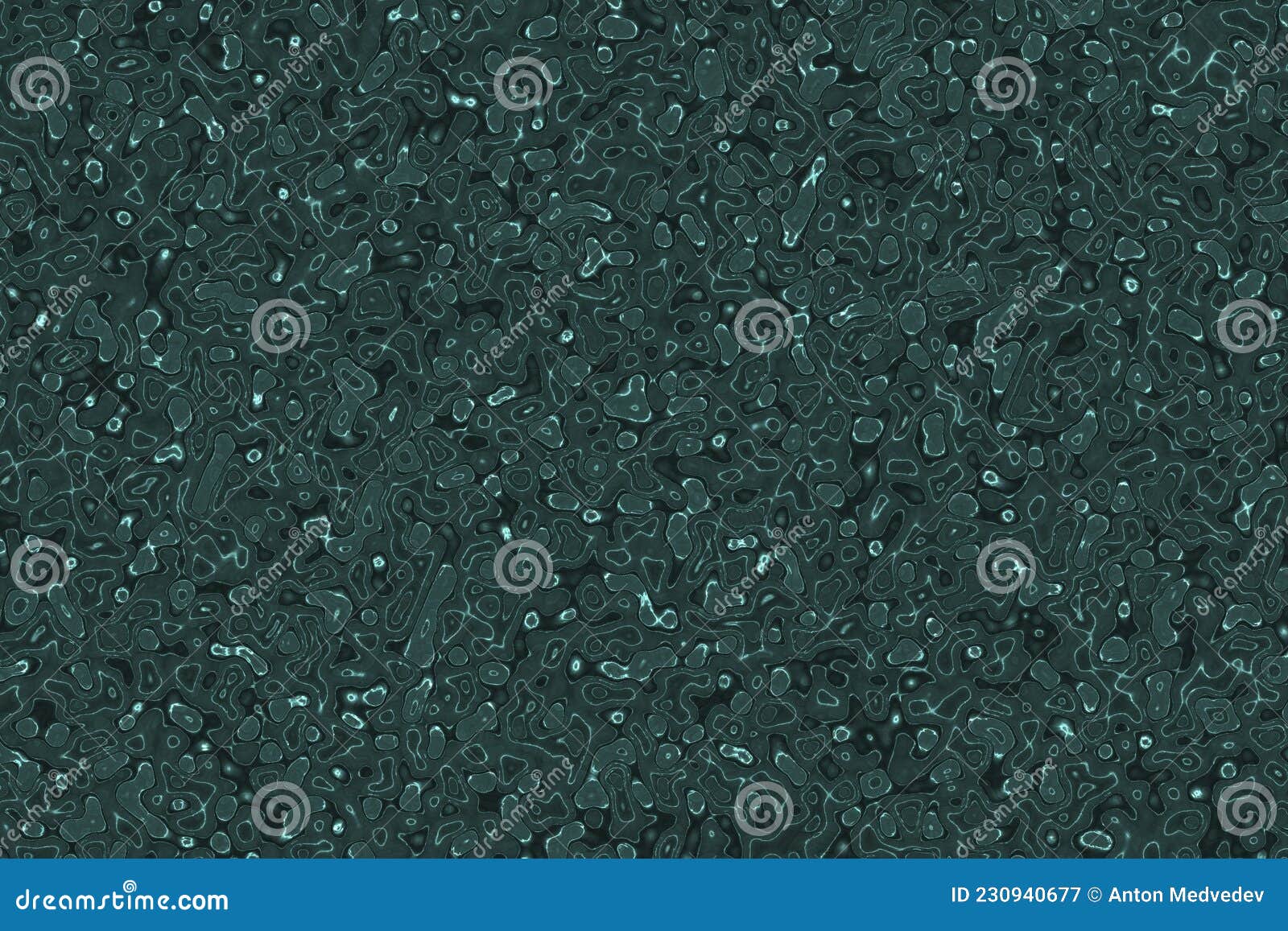 Amazing Light Blue Pattern with Fluent Shapes Computer Graphic ...