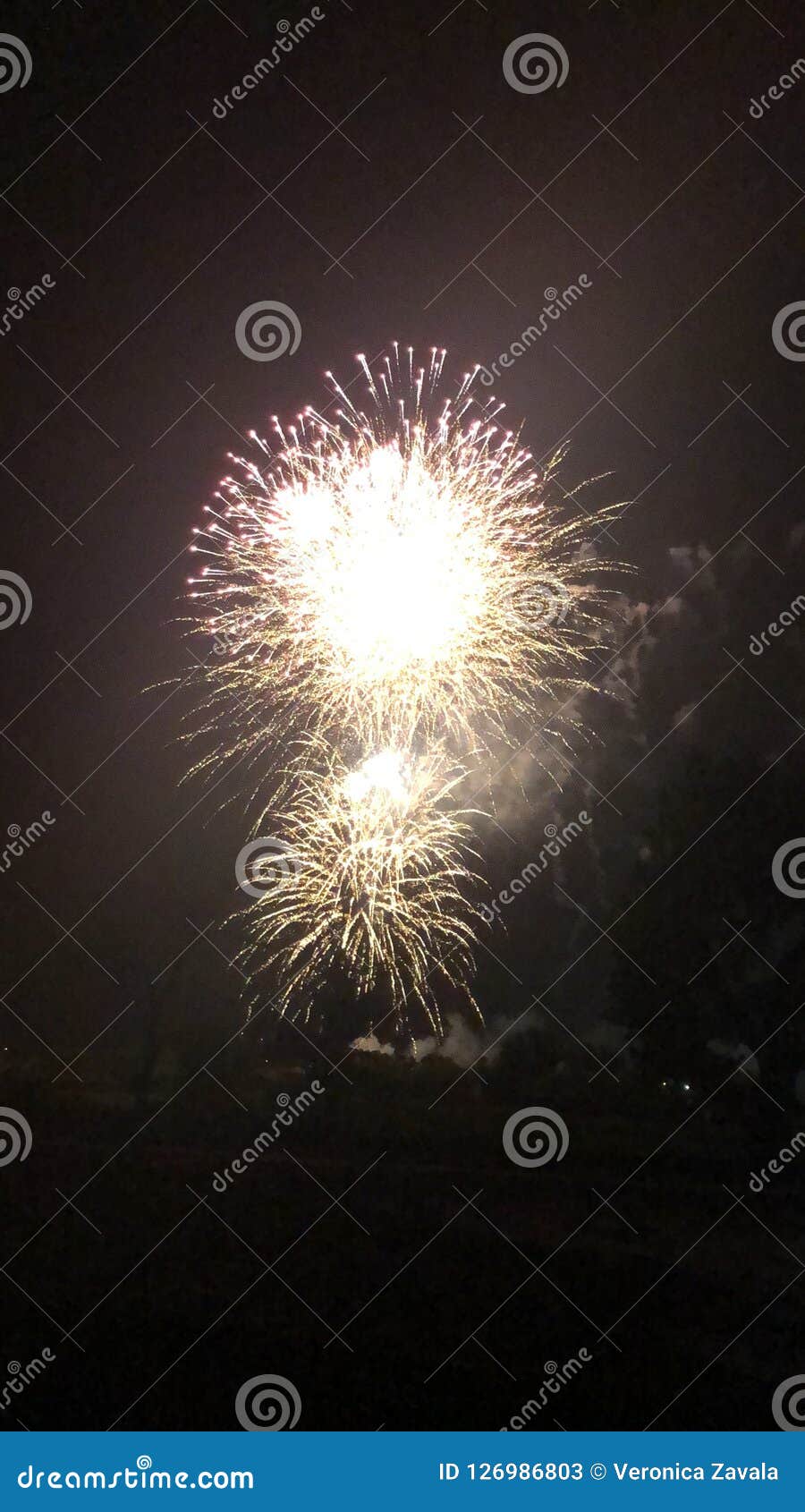 Amazing lights stock image. Image of fireworks, night - 126986803