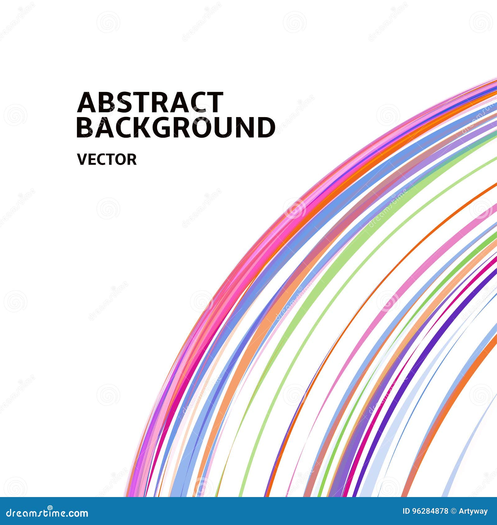 Amazing Linear Thread, Abstract Vector Black Background Template ...