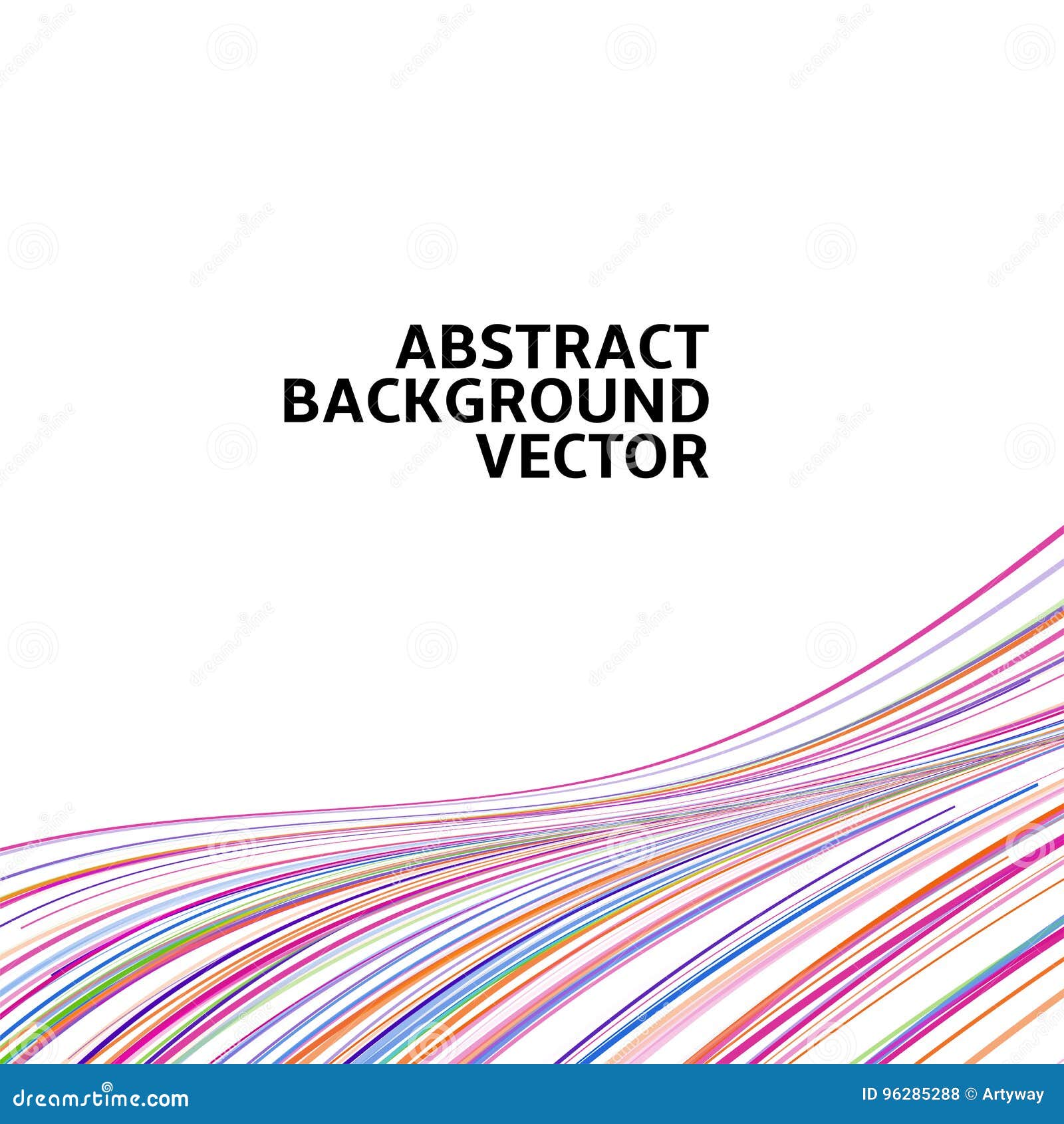 Amazing Linear Thread, Abstract Vector Black Background Template ...