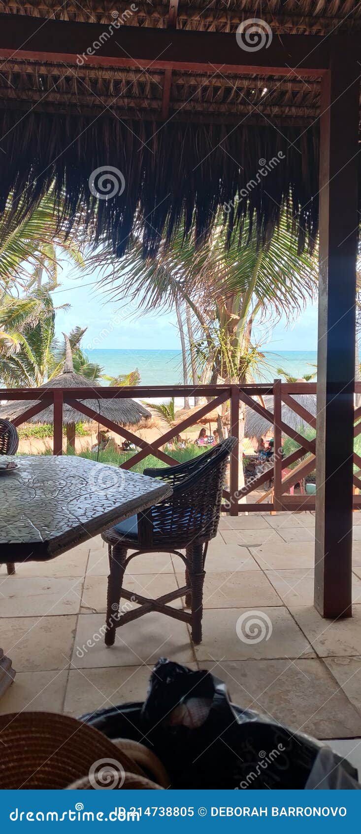 Amazing lunch at the beach stock image. Image of home - 214738805