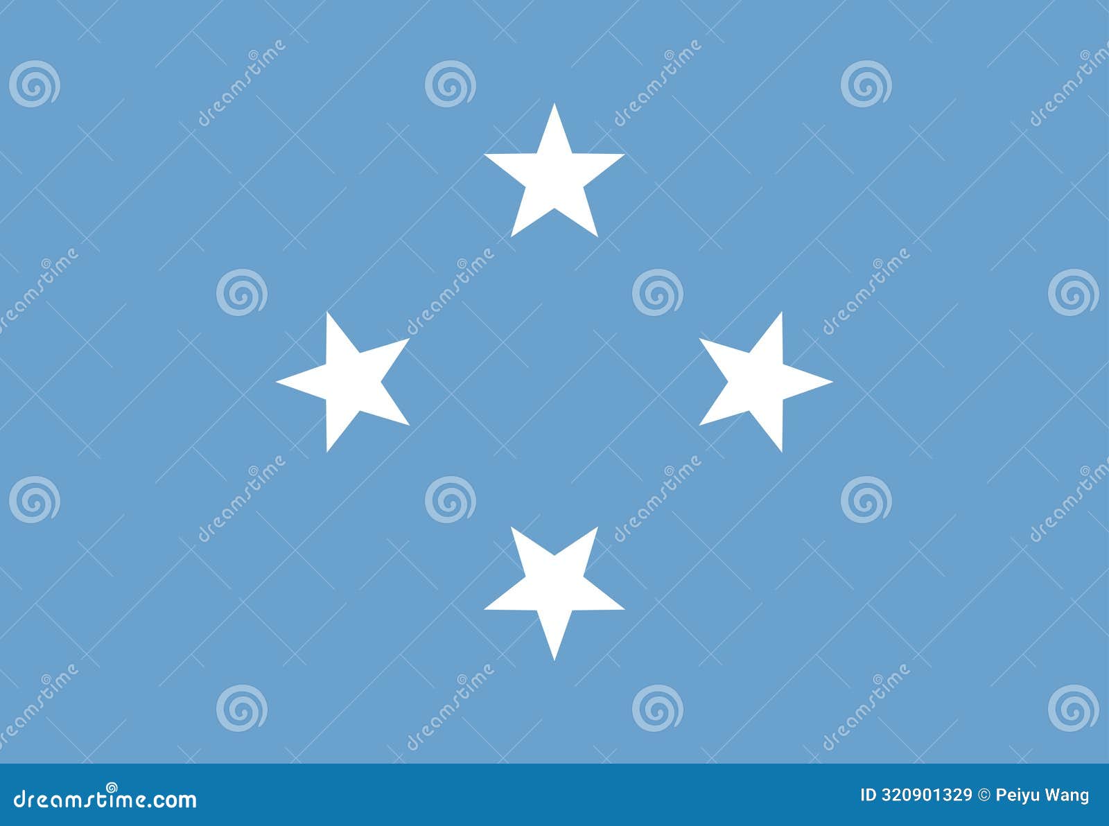 Amazing Micronesian Flag Illustrator Country Flags Cartoon Vector ...