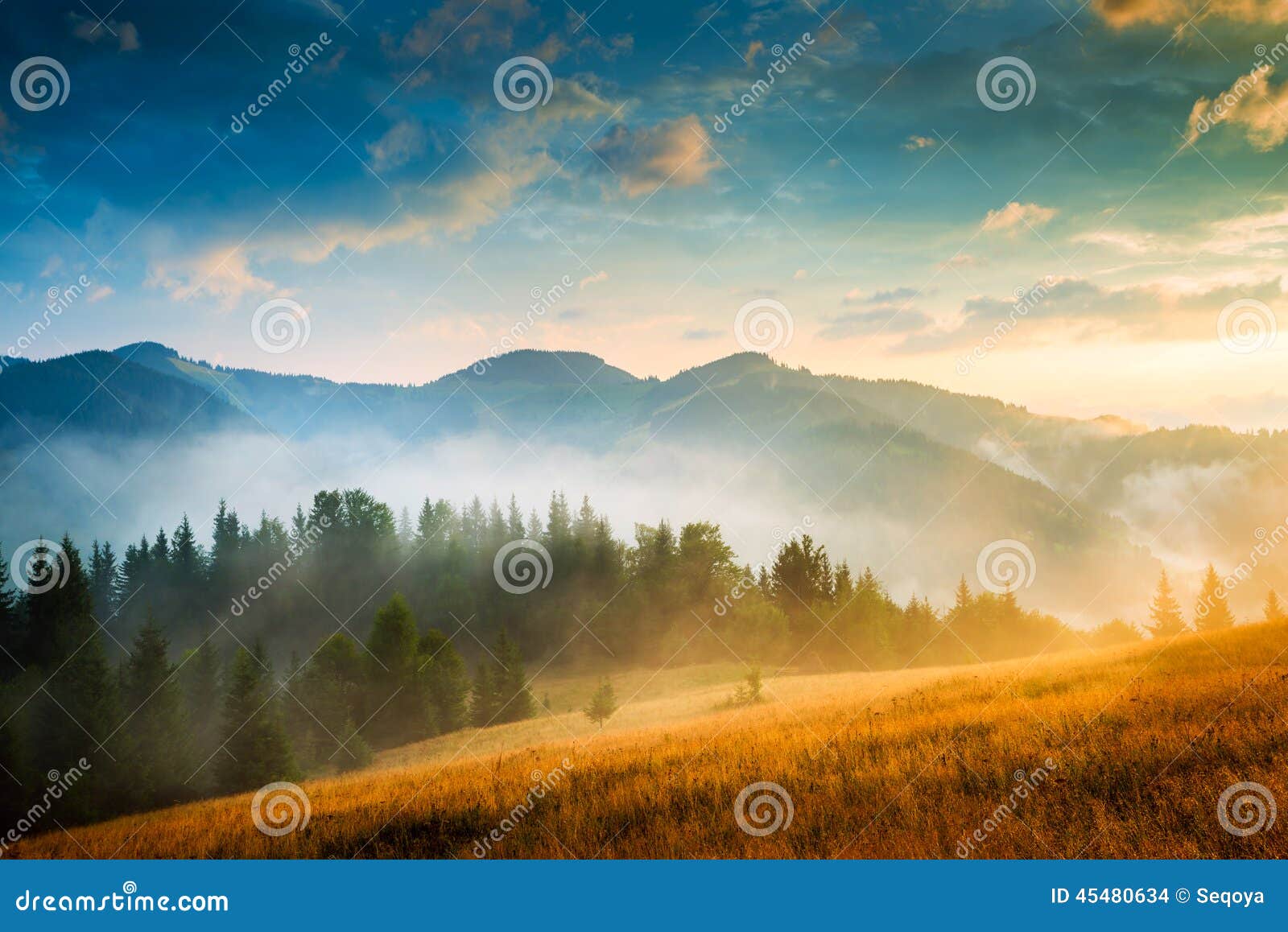 Amazing Mountain Landscape with Fog Stock Photo - Image of alps, hill ... Amazing Mountain Landscape with Fog Stock Photo - Image of alps, hill ...