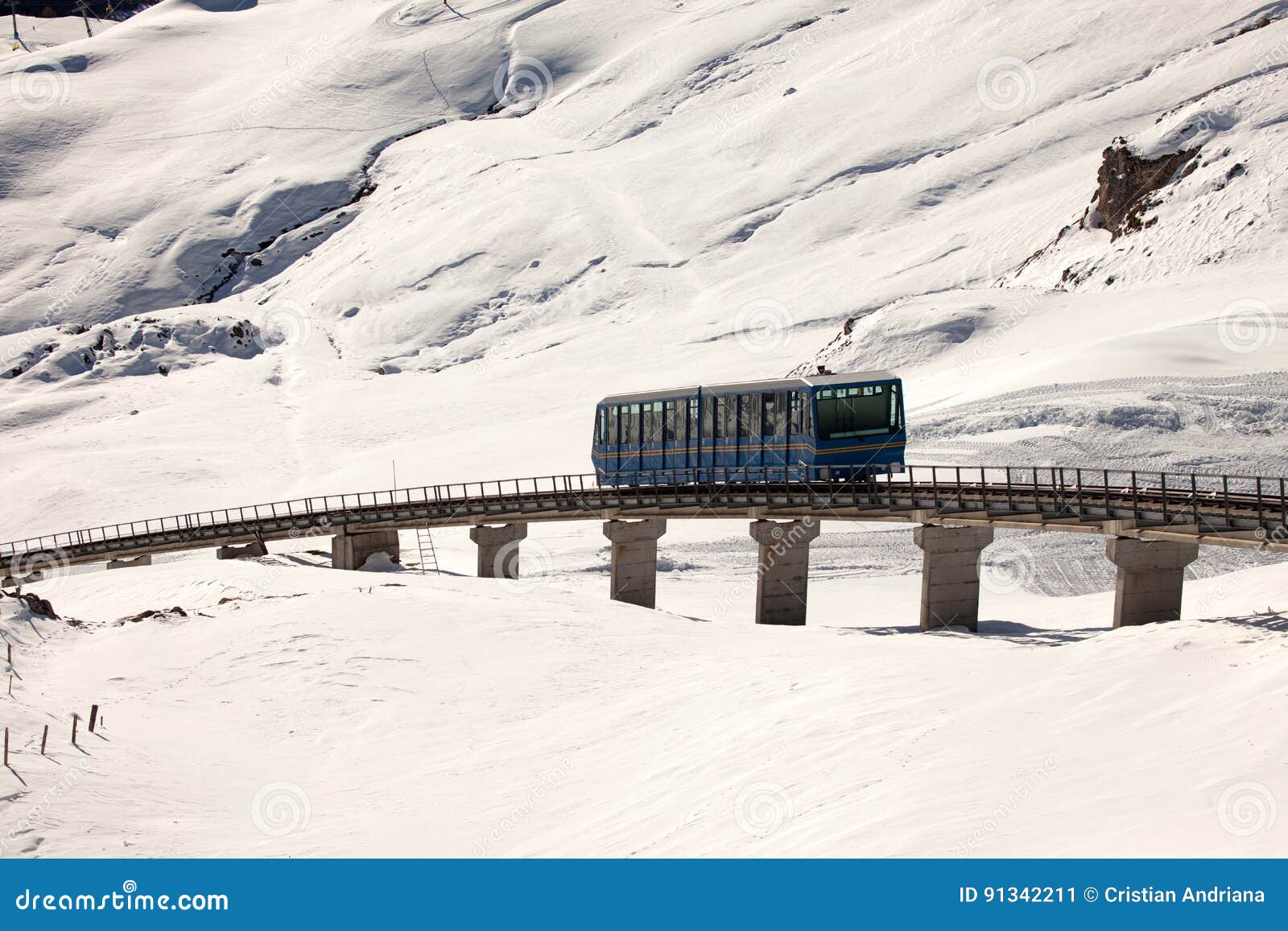 Amazing Mountain Scenery from St. Moritz, Switzerland. Stock Image ...