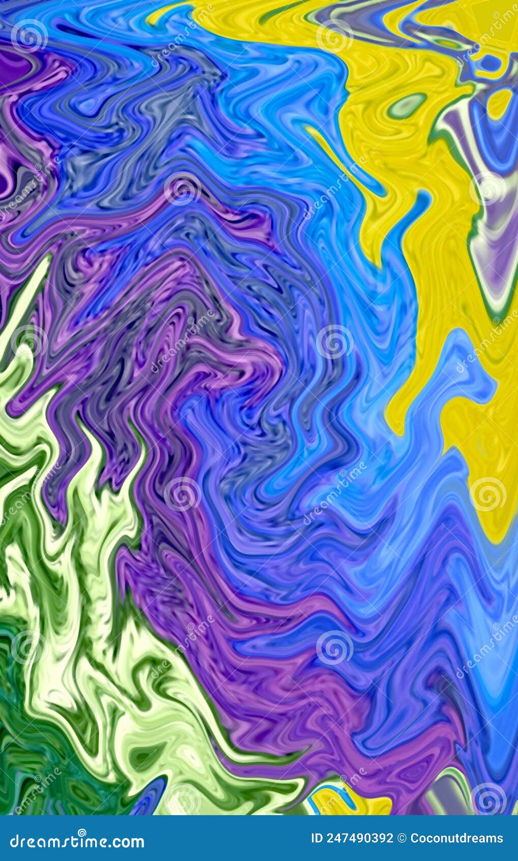 Amazing Multi-color Flowing Oil Paints Texture for Abstract Background ...