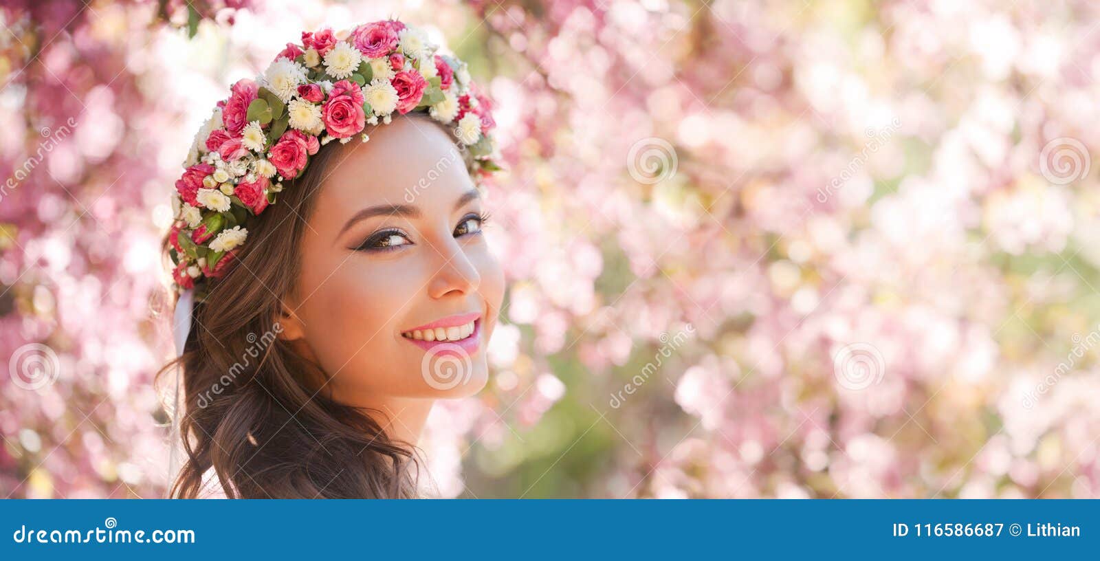 Amazing Natural Spring Beauty. Stock Image - Image of bloom, hispanic ...