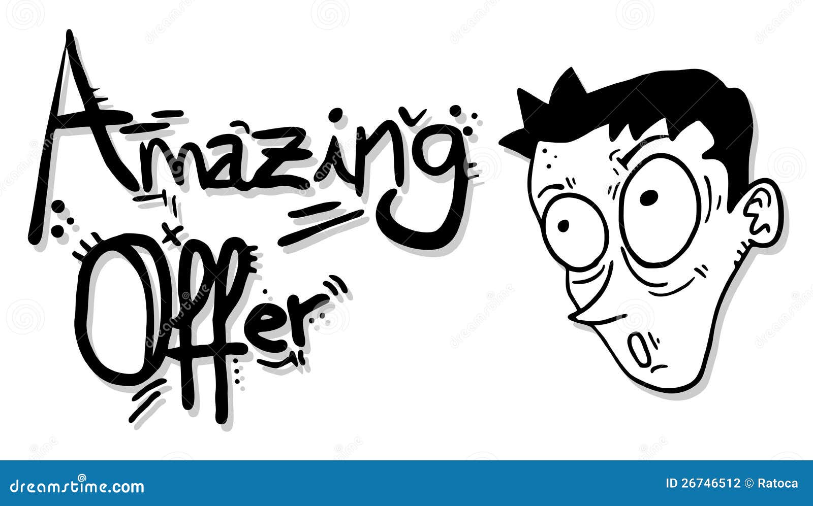 Amazing offer stock vector. Illustration of collection - 26746512