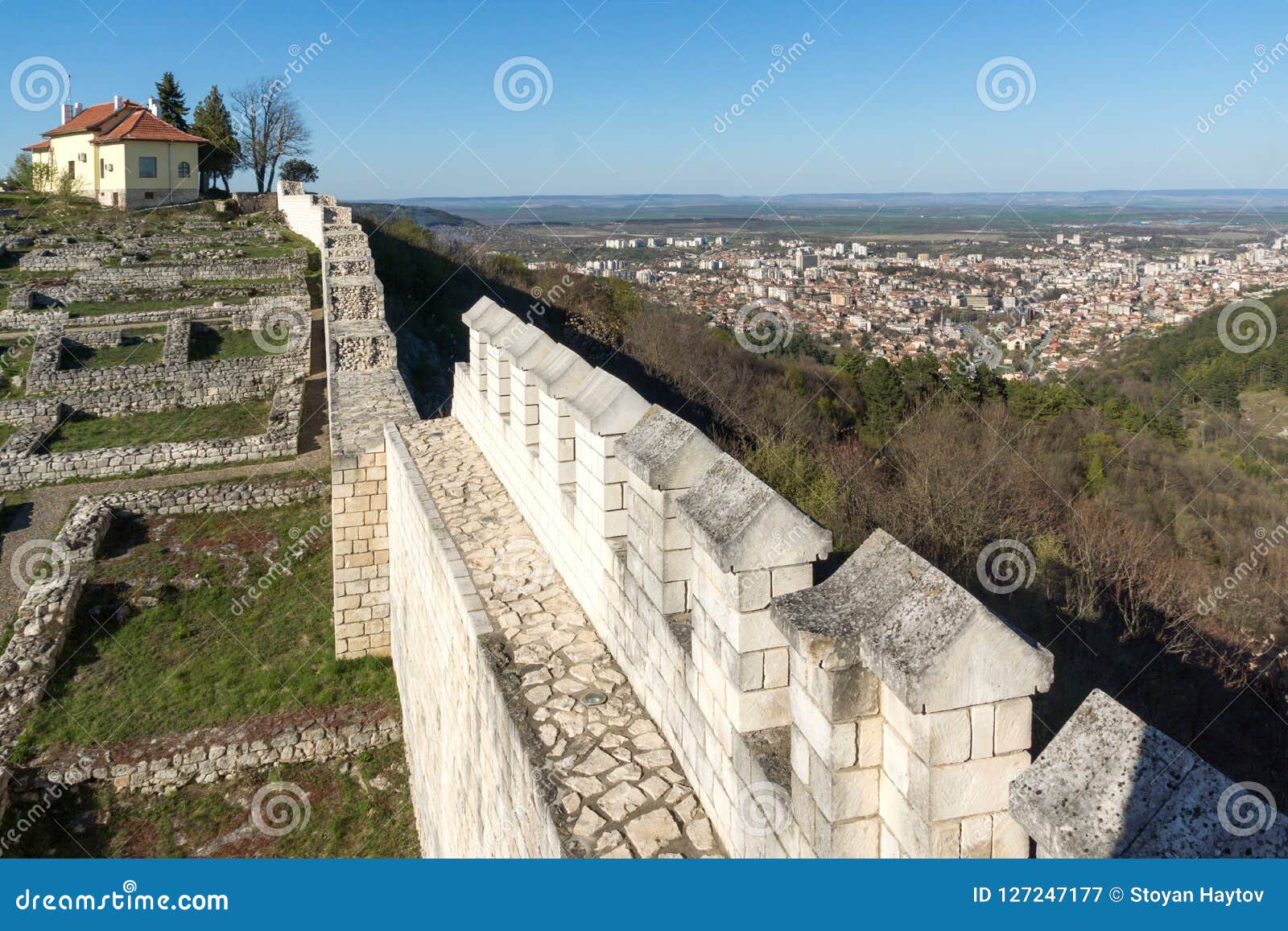 Panoramic View of City of Shumen, Bulgaria Stock Image - Image of ...