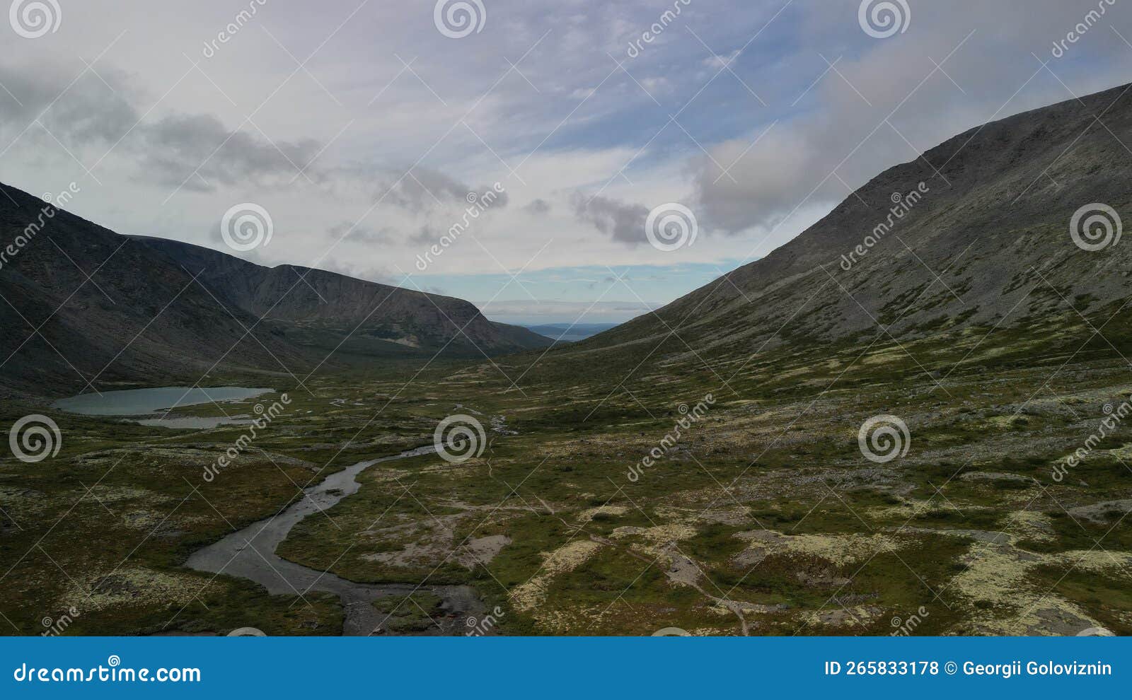 Amazing Panoramic View of Lakes and Rivers in the Mountains! the View ...