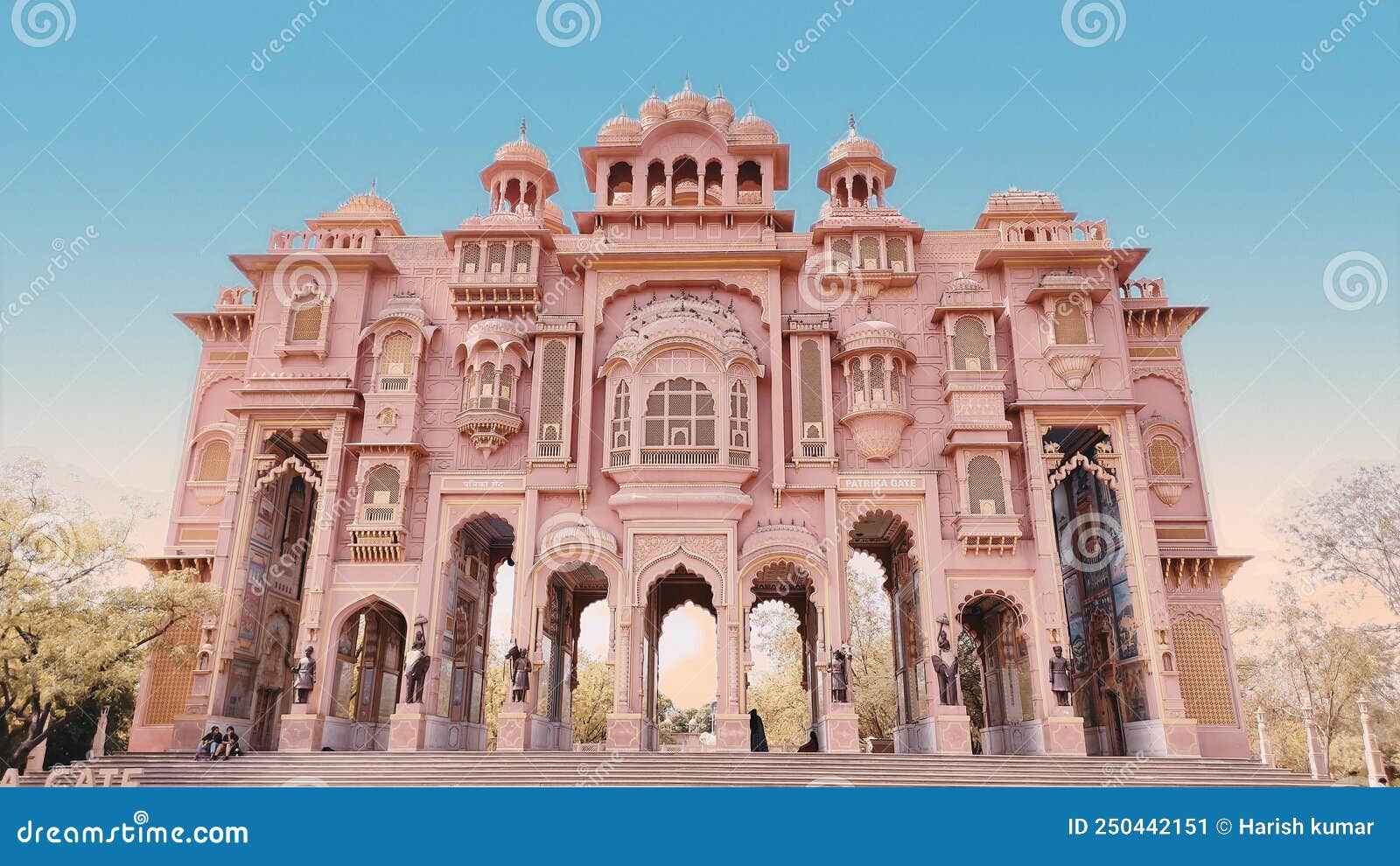 Amazing Patrika Gate Jaipur Editorial Photo - Image of monastery ...