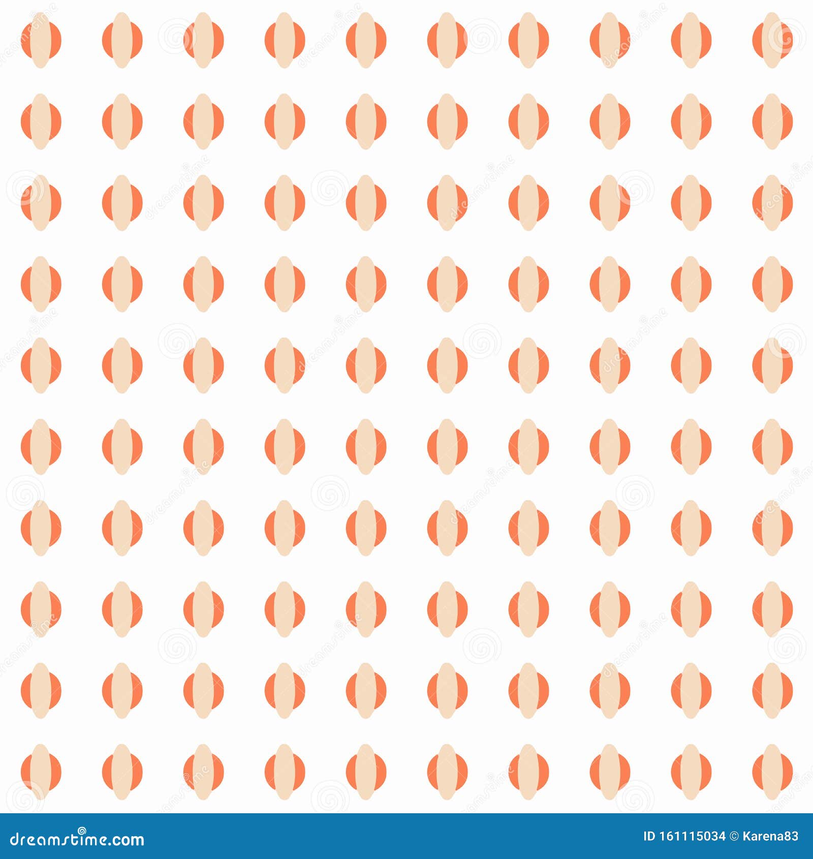 Peach Twist Seamless Repeat Pattern Vector Print Stock Vector ...