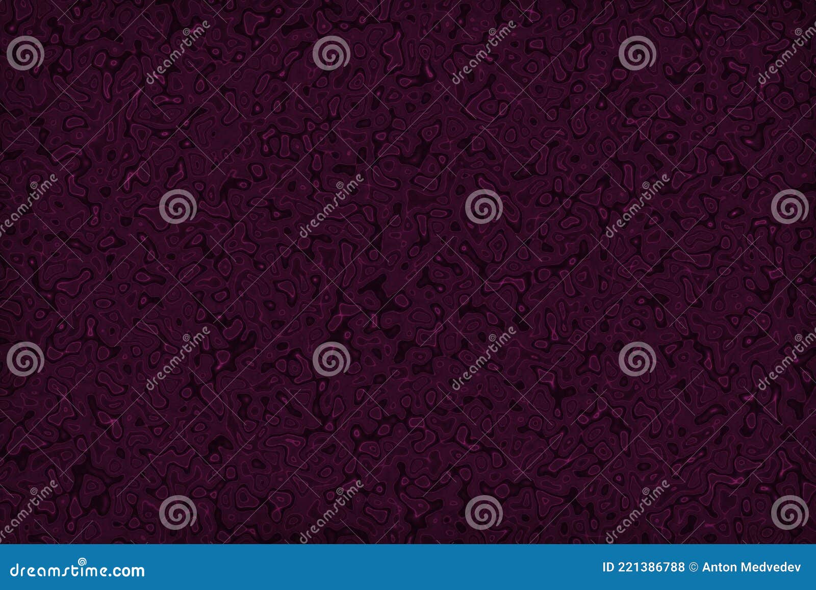 Amazing Pattern with Smooth Forms Digital Art Background Illustration ...
